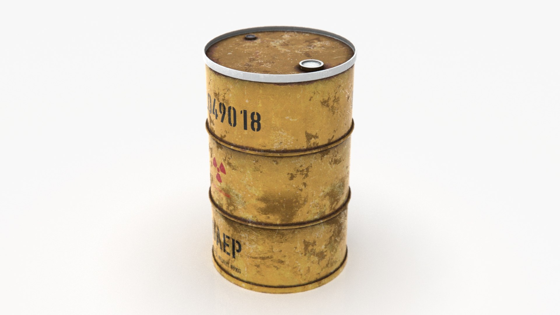 Radioactive Waste Barrel 3D - TurboSquid 1994965