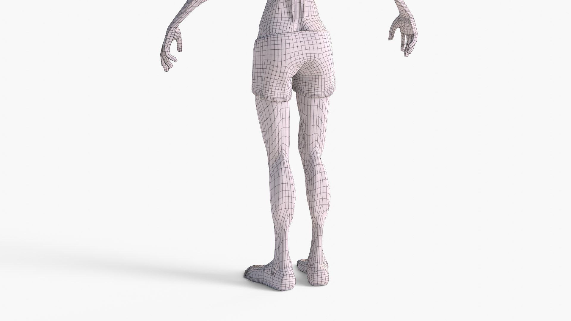 Stylized Human Female Thin model - TurboSquid 1959380