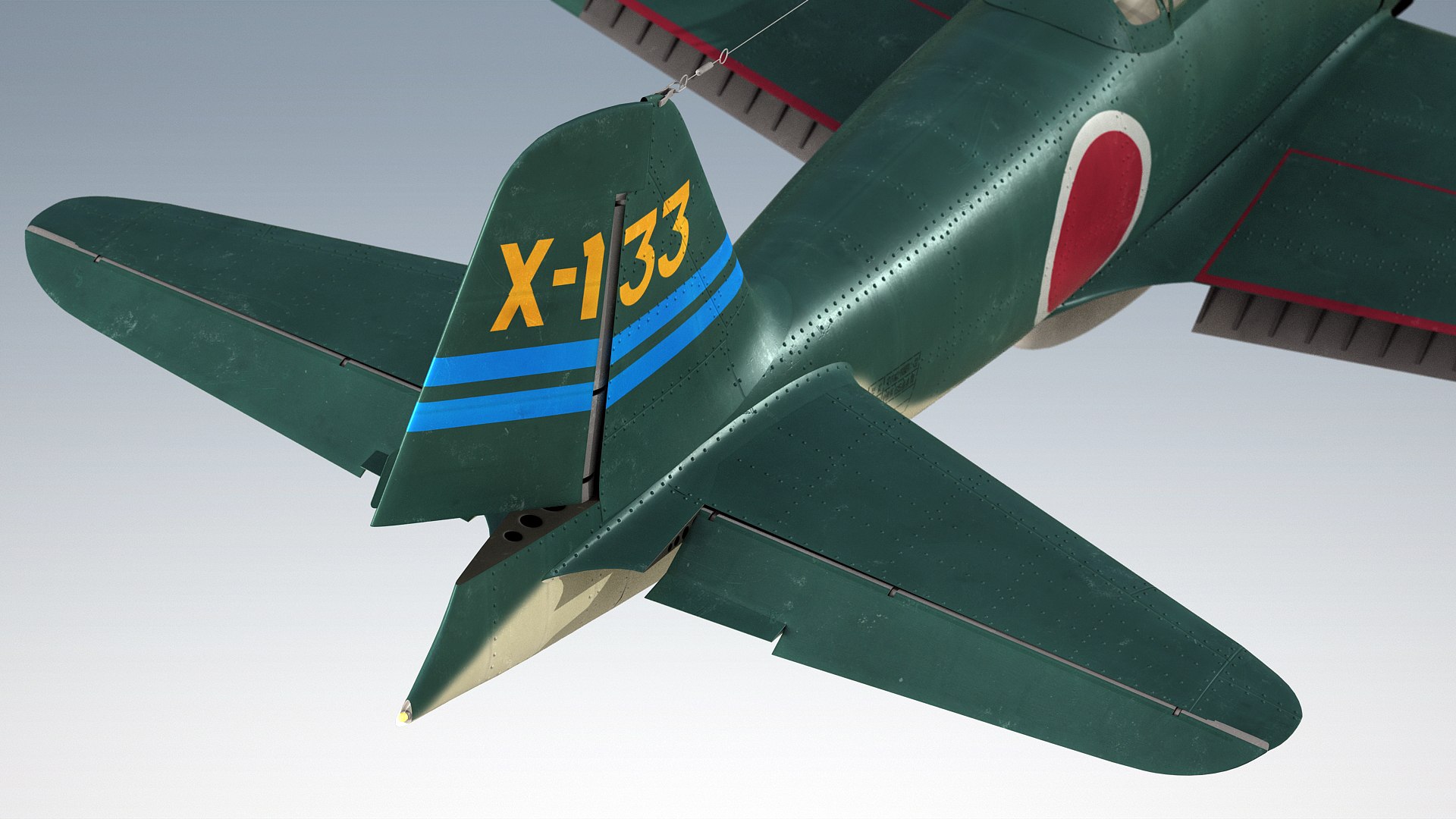 3D Mitsubishi A6M3 Zero - TurboSquid 1838429