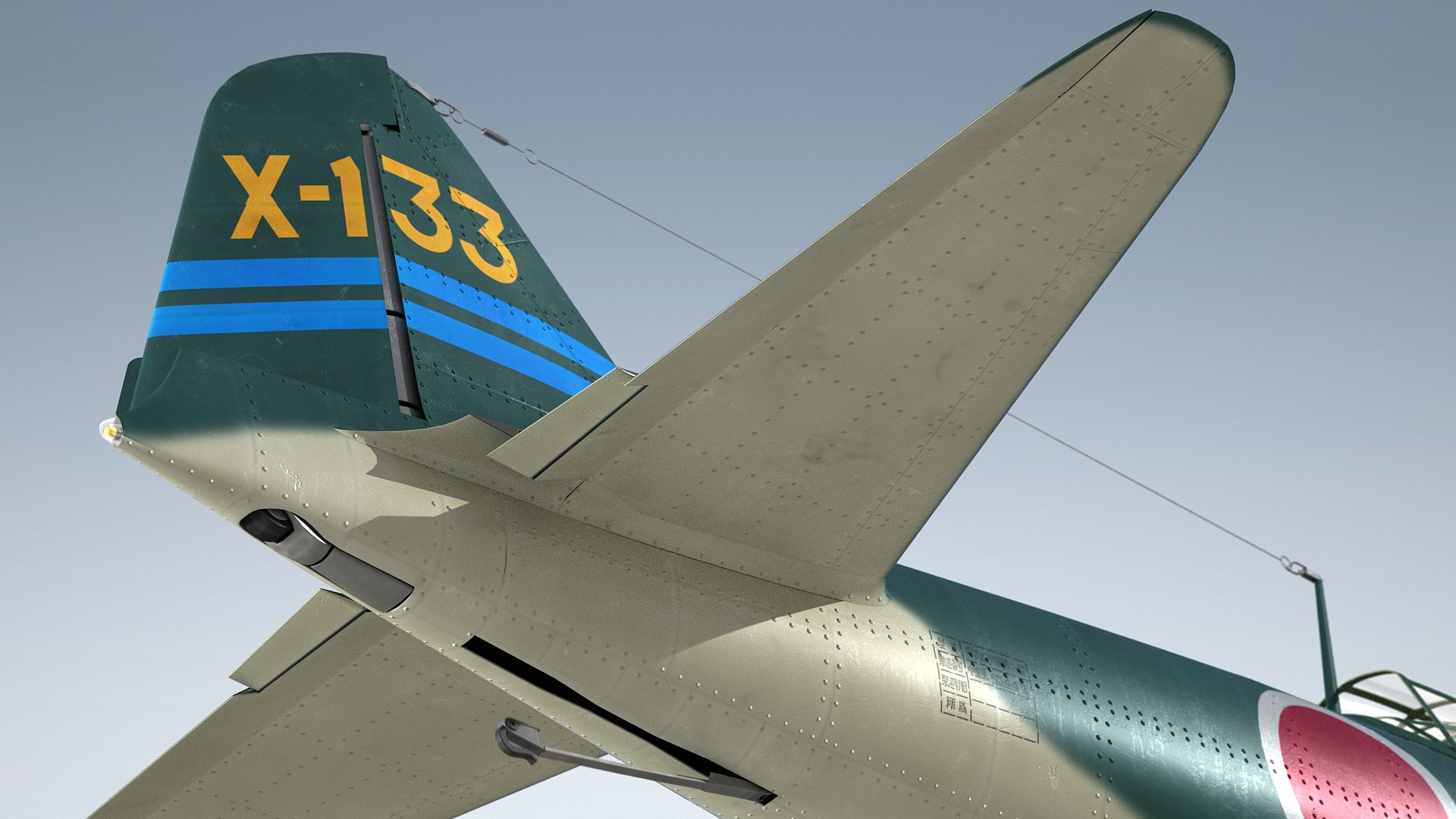 3D Mitsubishi A6M3 Zero - TurboSquid 1838429