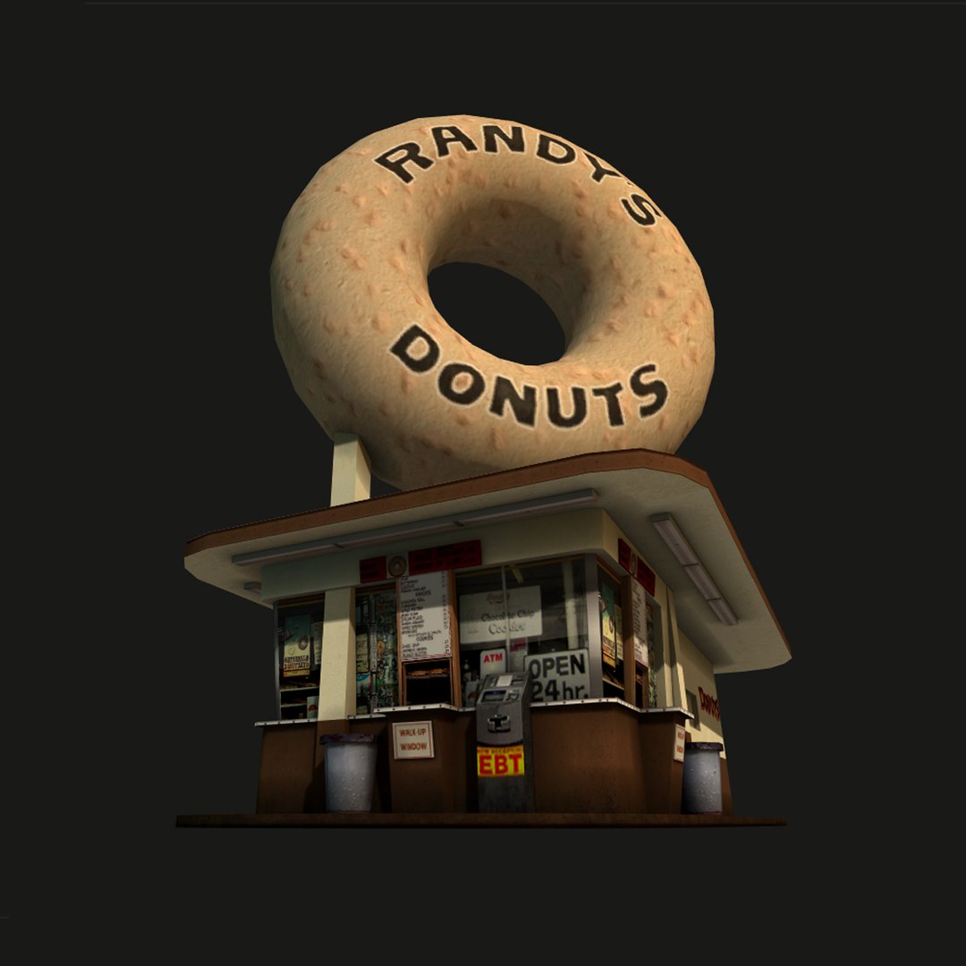 Randy S Restaurant 3d Model