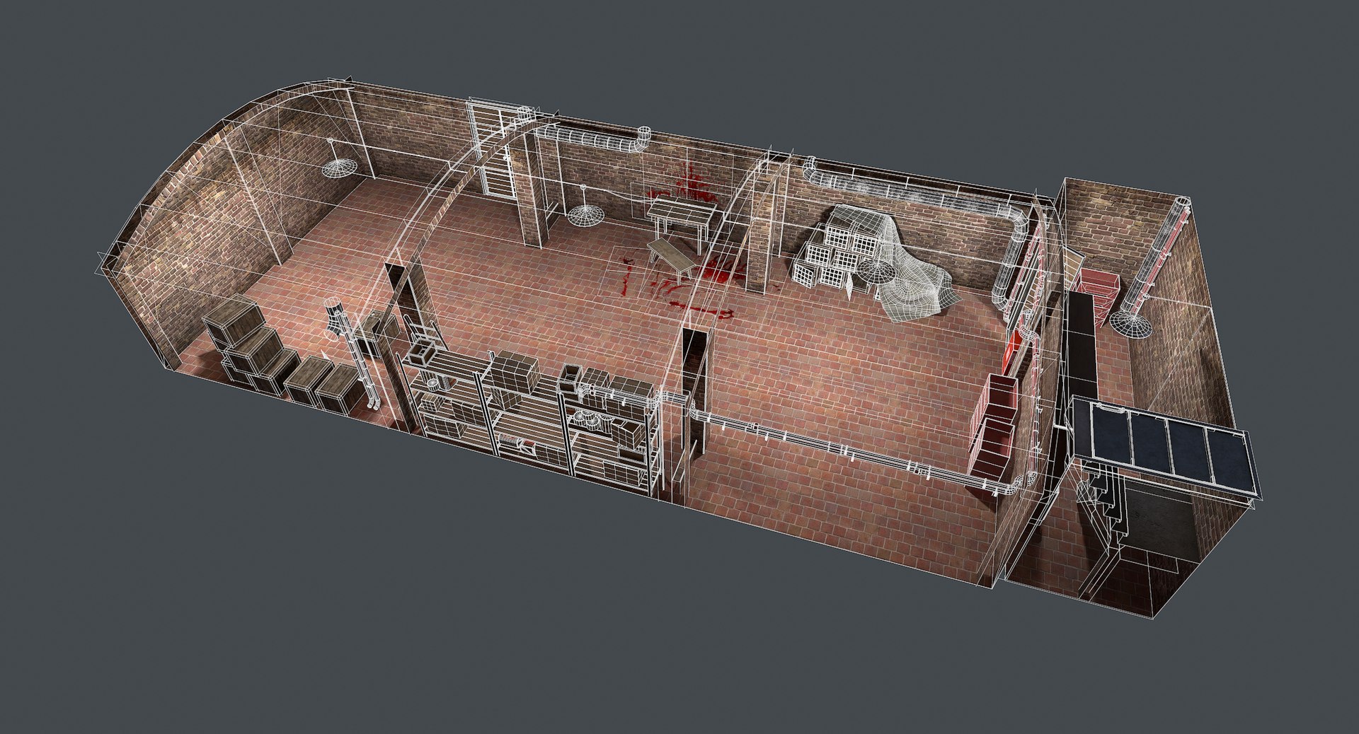 Basement interior 3D model - TurboSquid 1447395