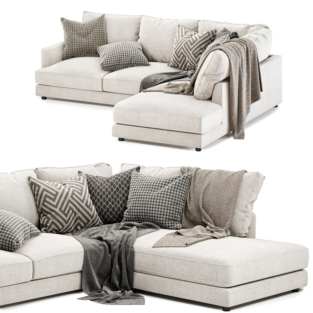 3D Haven Sectional Sofa - TurboSquid 2142185