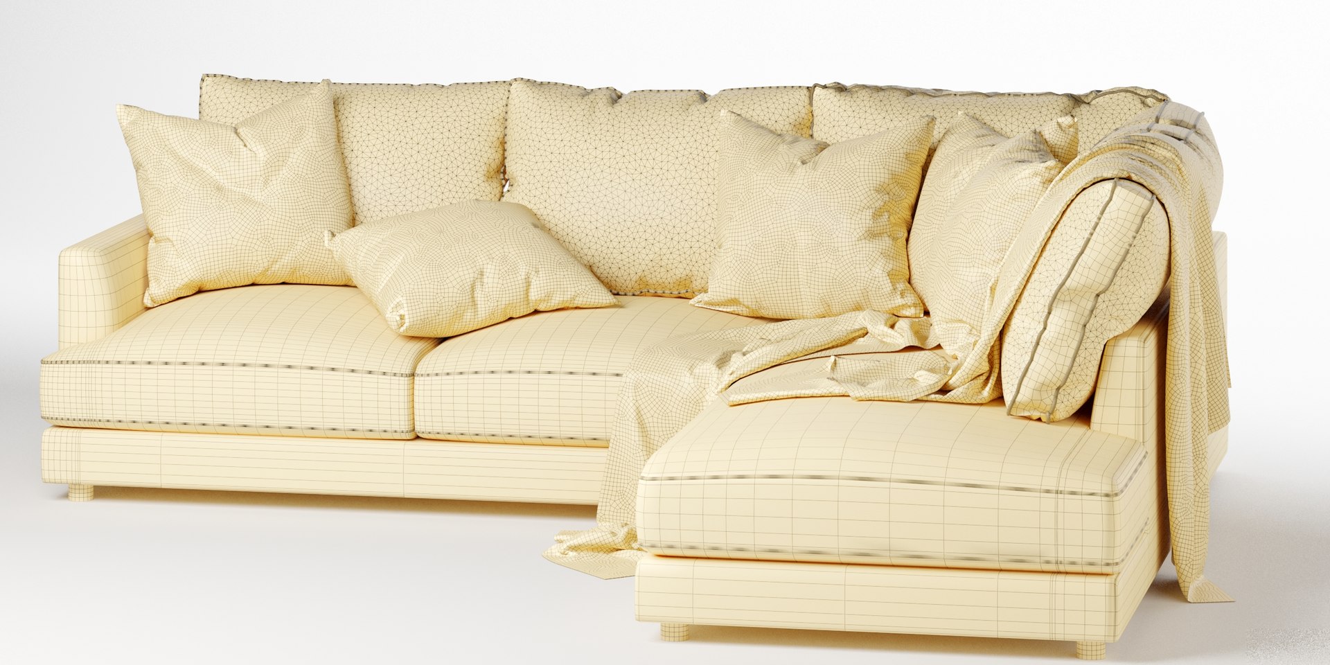 3D Haven Sectional Sofa - TurboSquid 2142185