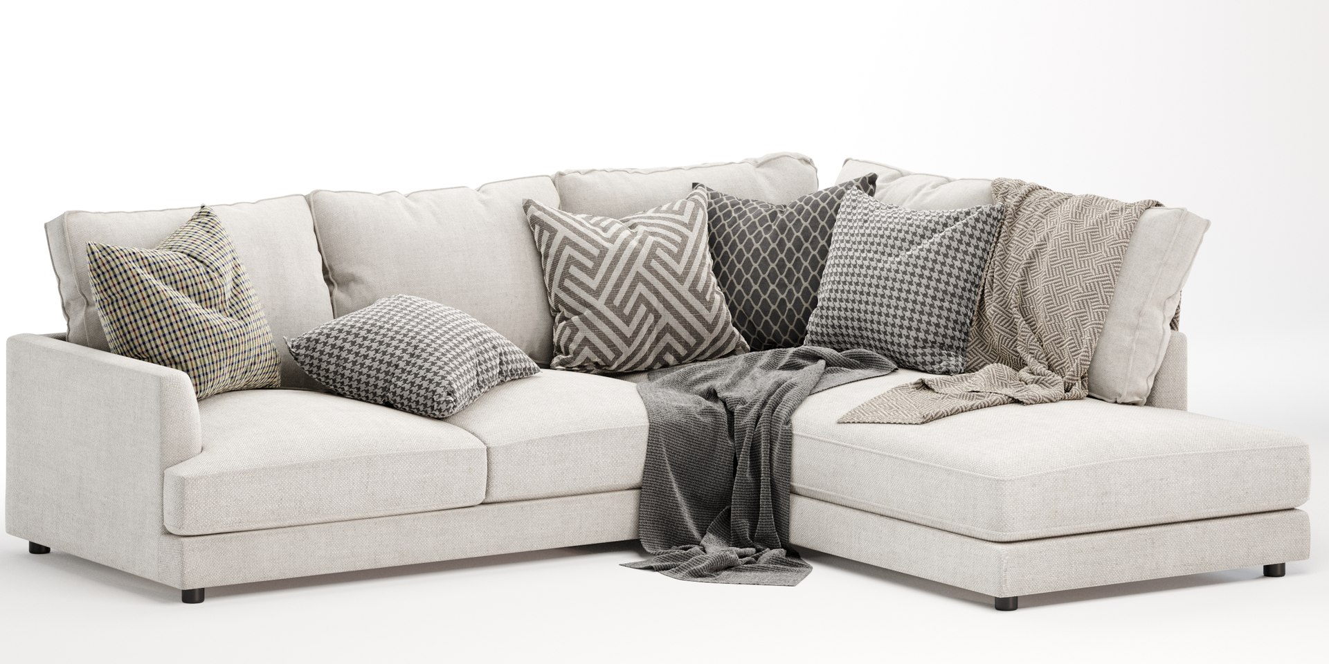 3D Haven Sectional Sofa - TurboSquid 2142185