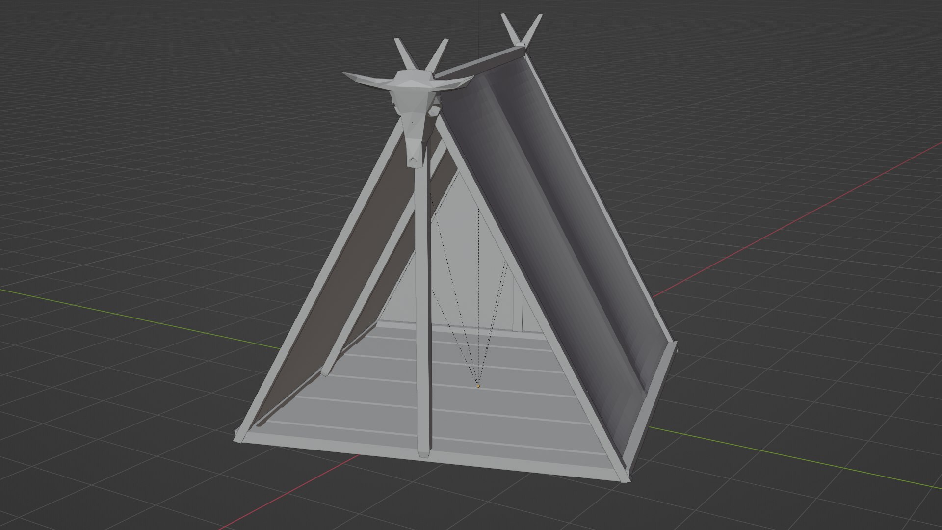 Low Poly Tent 3D Model - TurboSquid 1968519