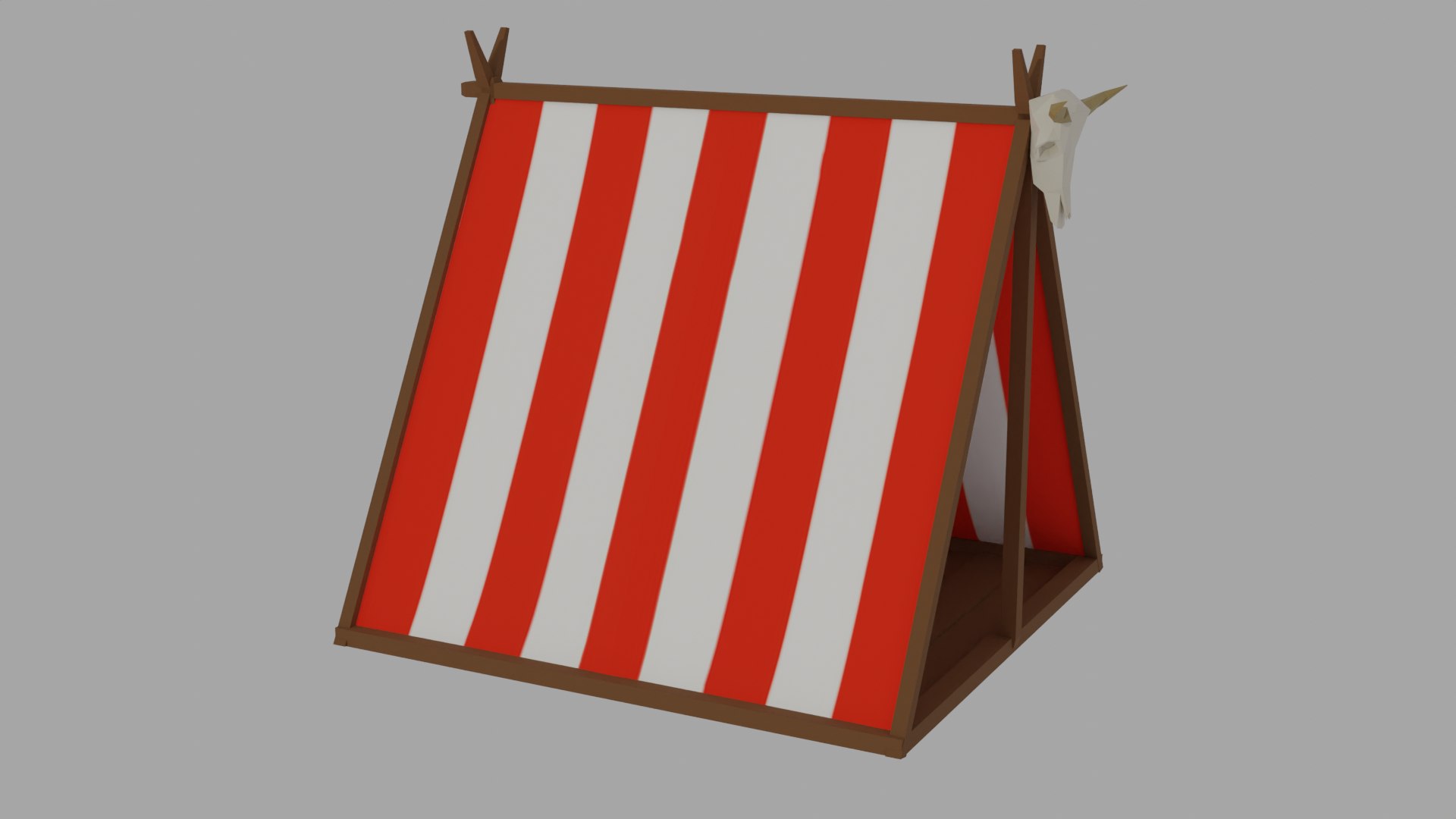Low Poly Tent 3D Model - TurboSquid 1968519