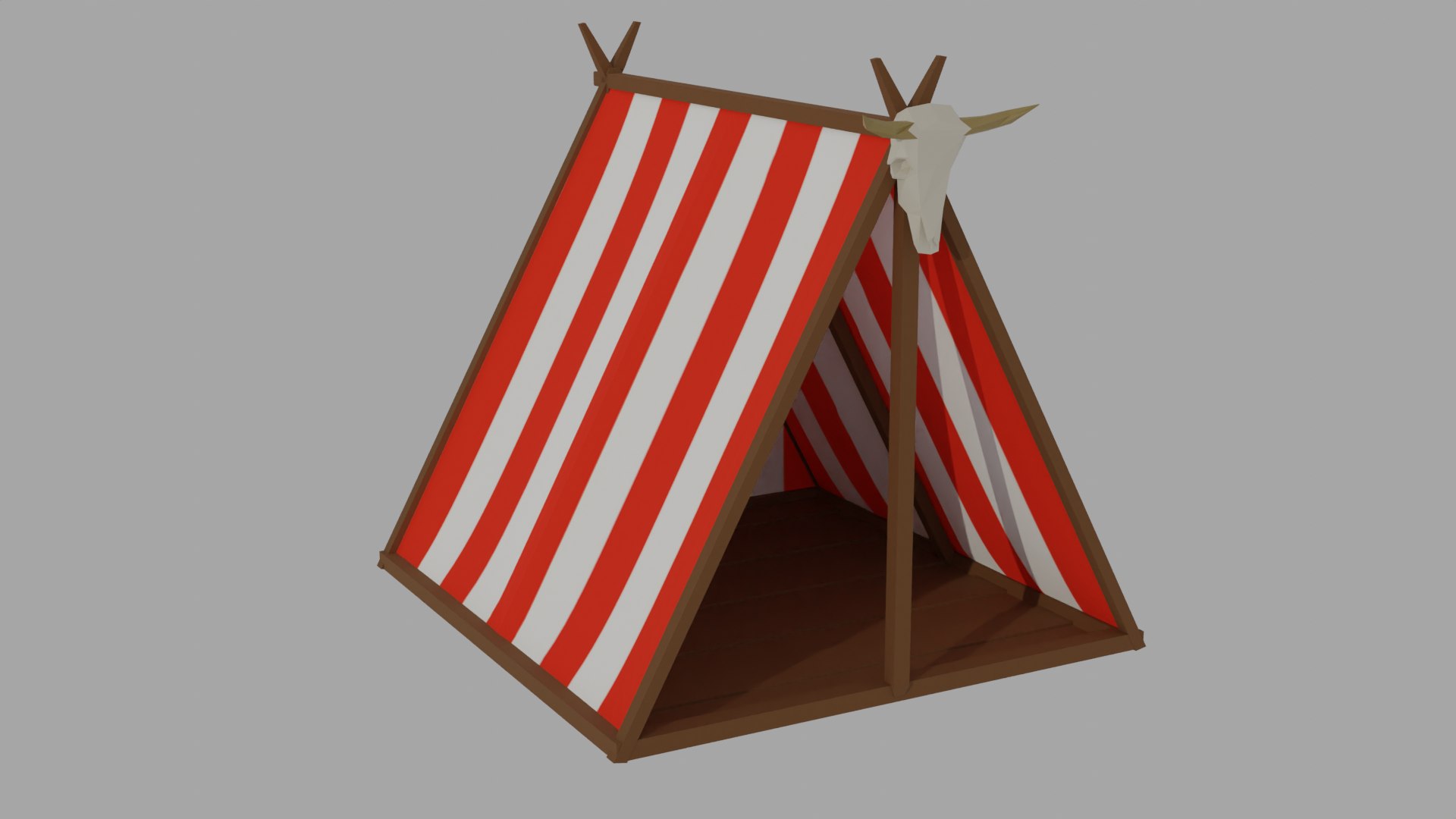 Low Poly Tent 3D Model - TurboSquid 1968519