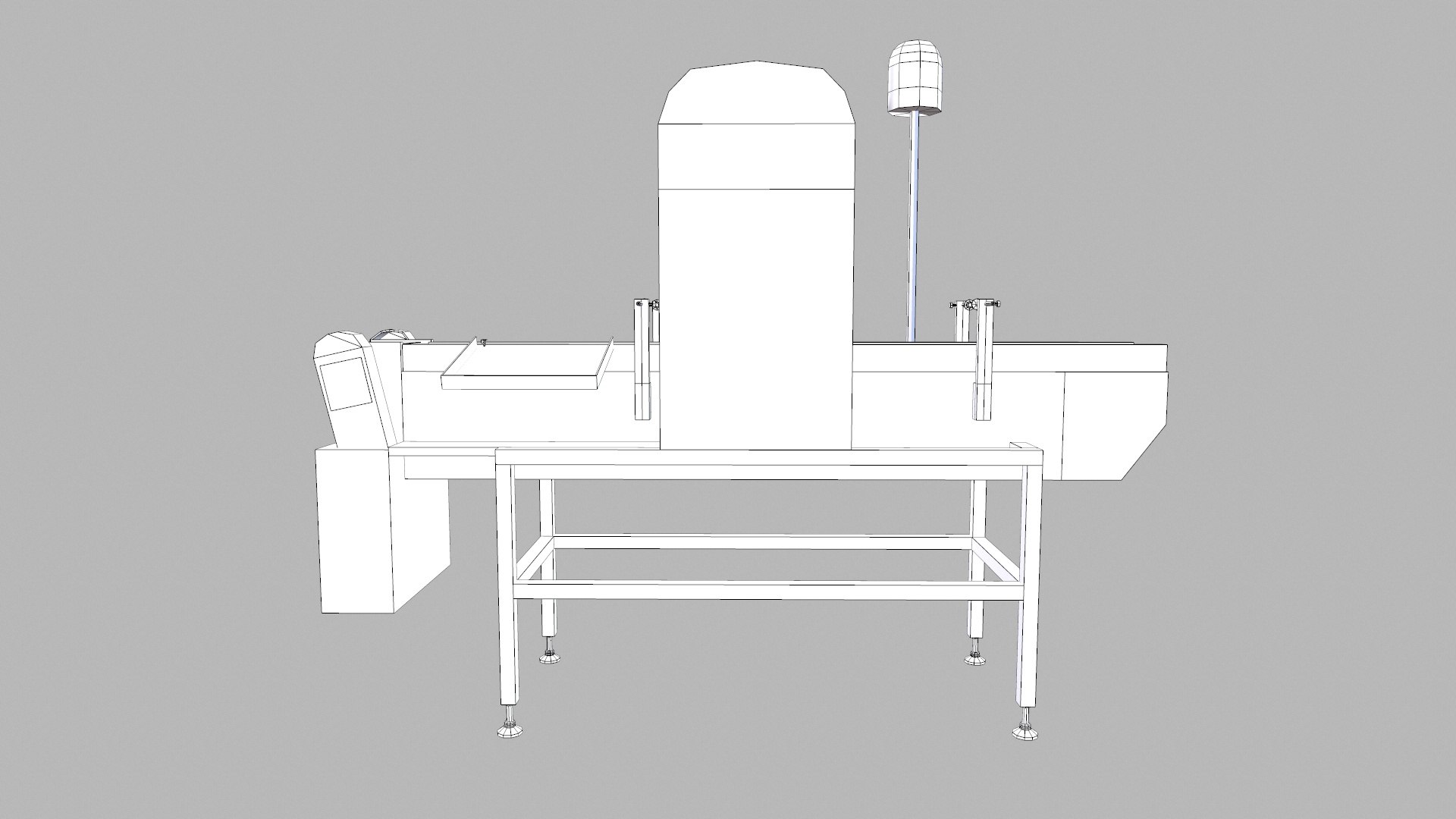 Metal Detector Machine 3D Model - TurboSquid 2331239