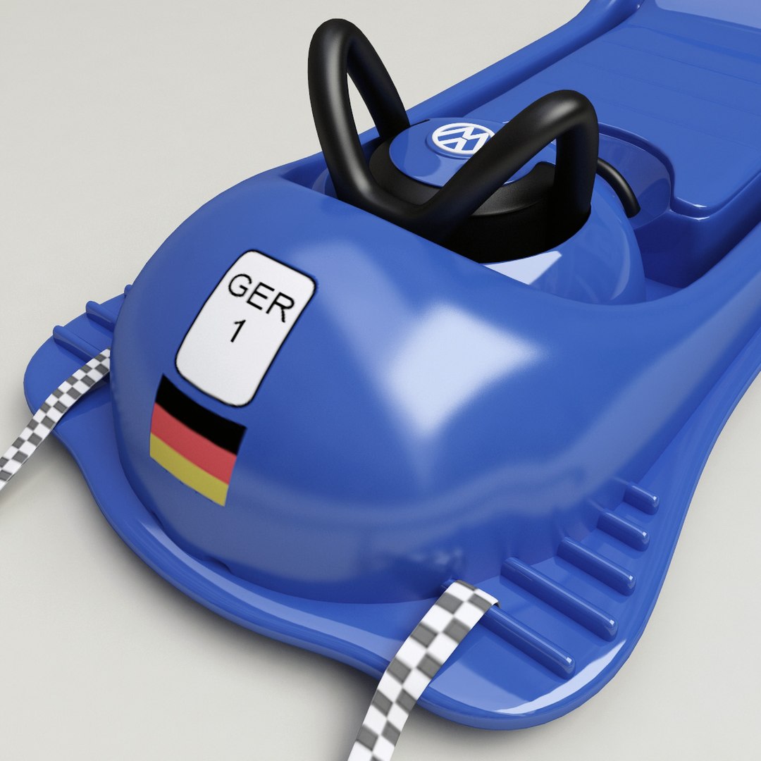 Snow Sled V4 3d Model