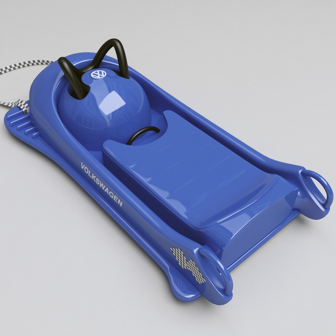 Snow Sled V4 3d Model