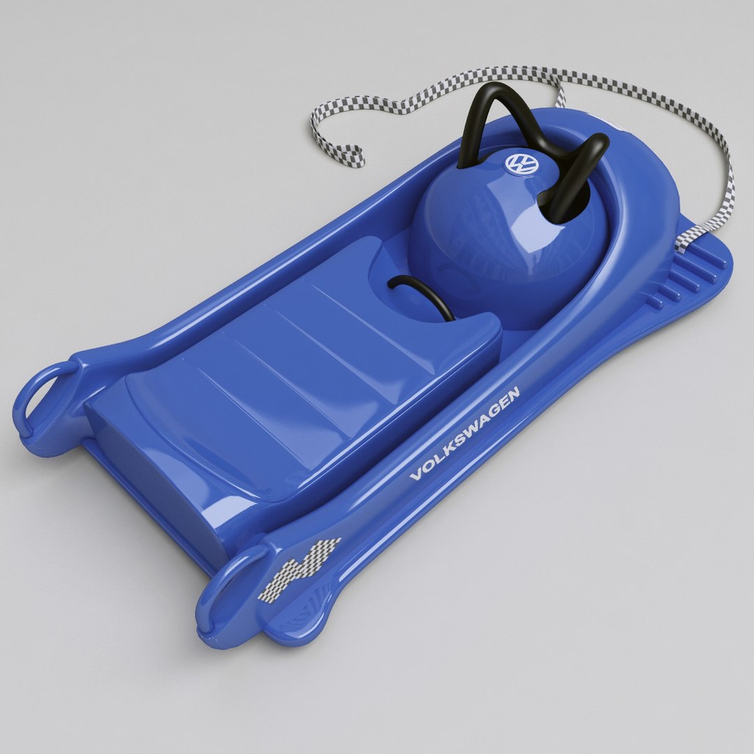 Snow Sled V4 3d Model