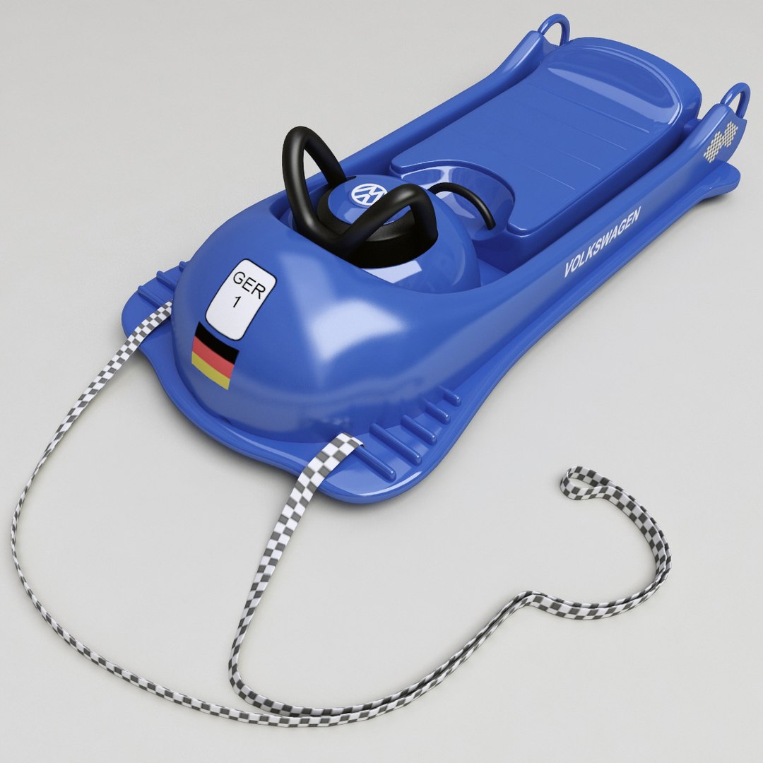 Snow Sled V4 3d Model