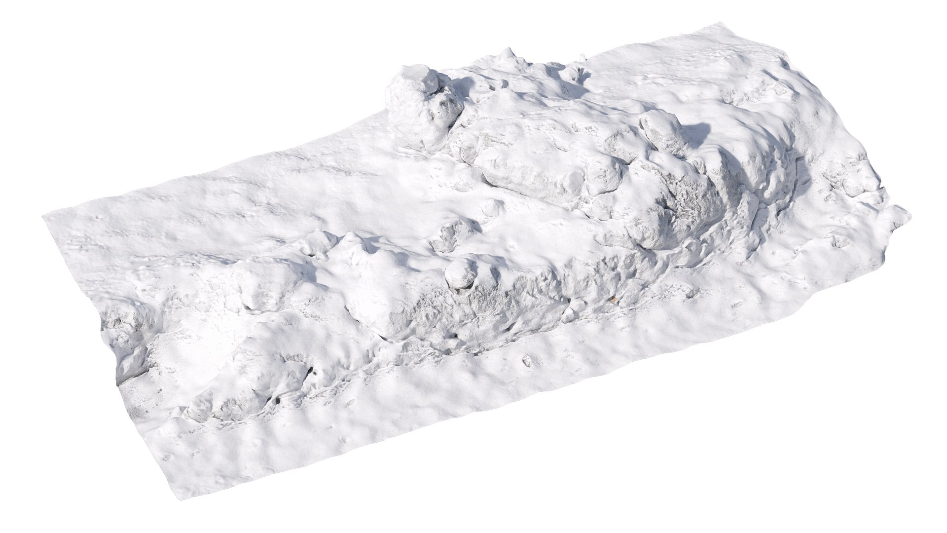 3D Model Winter Snow Pile 2 - TurboSquid 1890655
