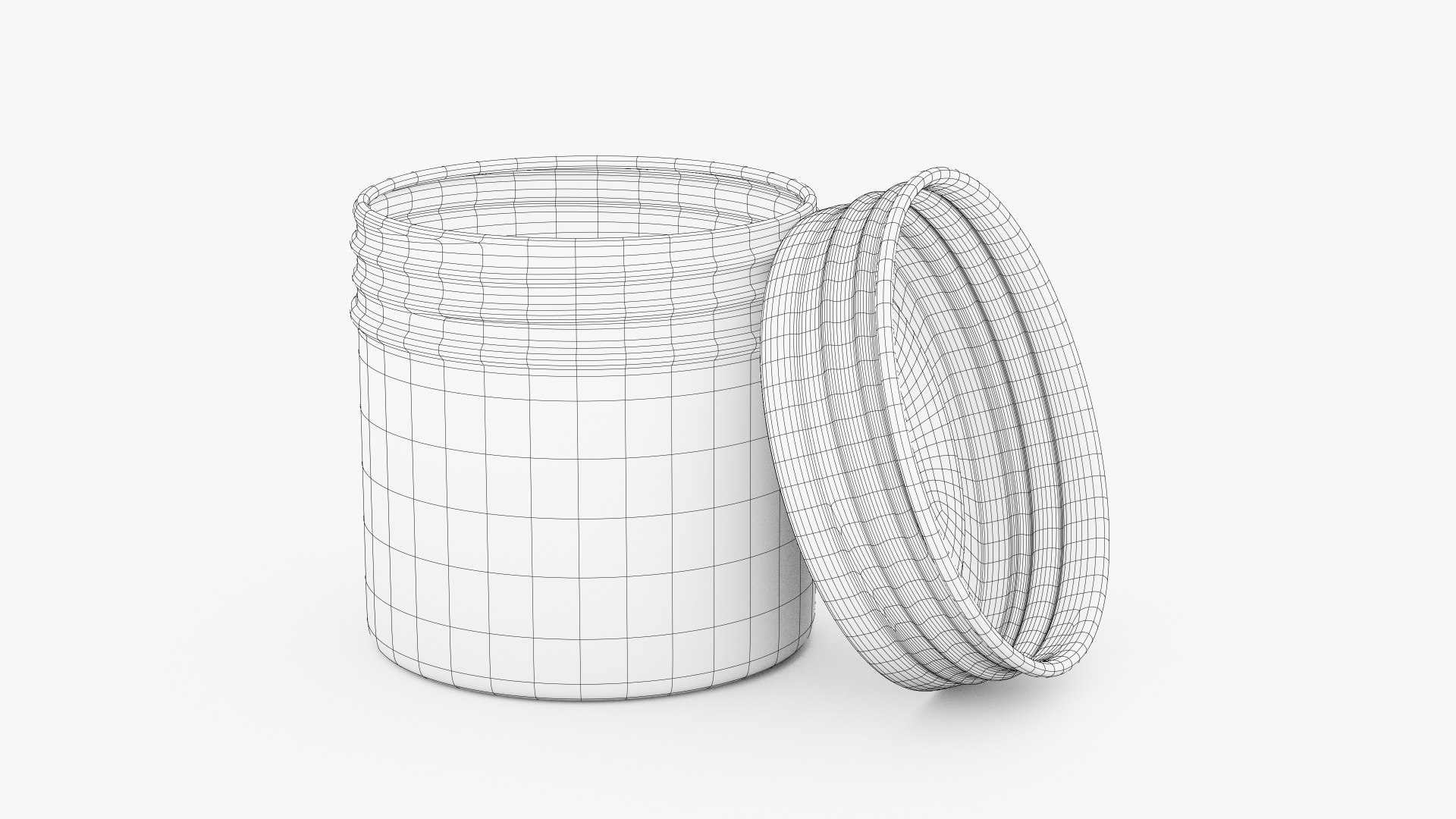 Tin Jar 3D Model - TurboSquid 1631581