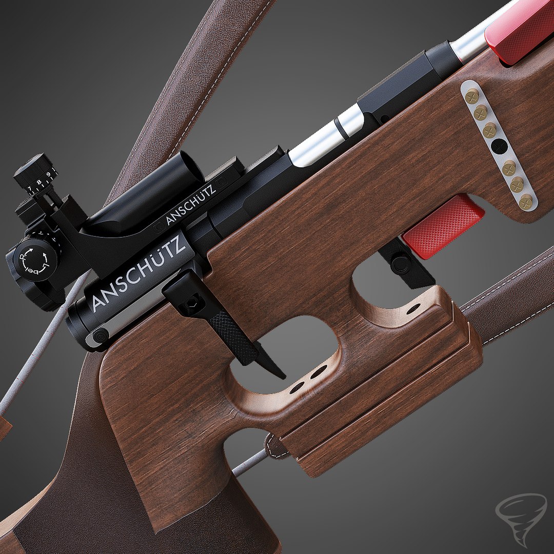 3dsmax Biathlon Rifle