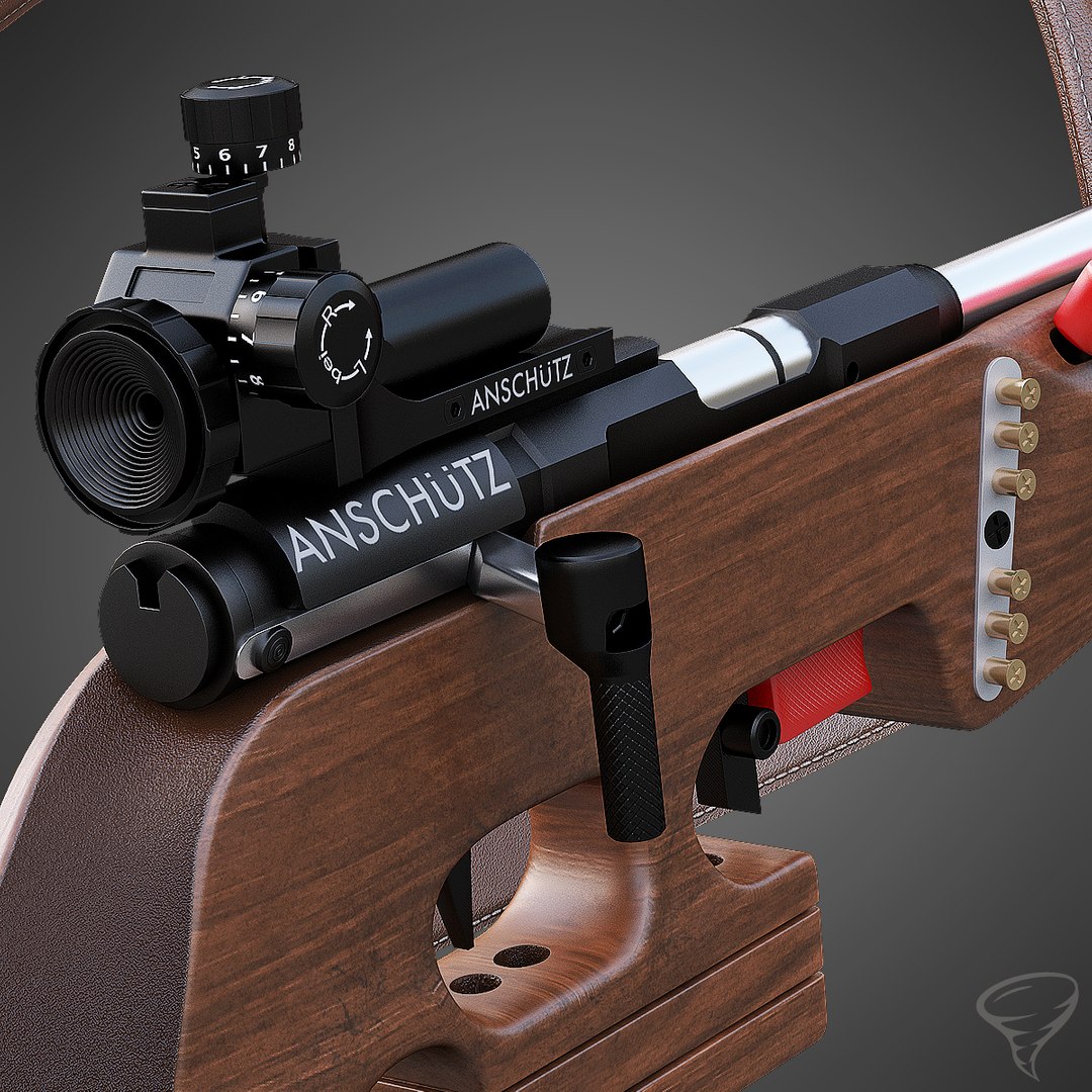 3dsmax Biathlon Rifle
