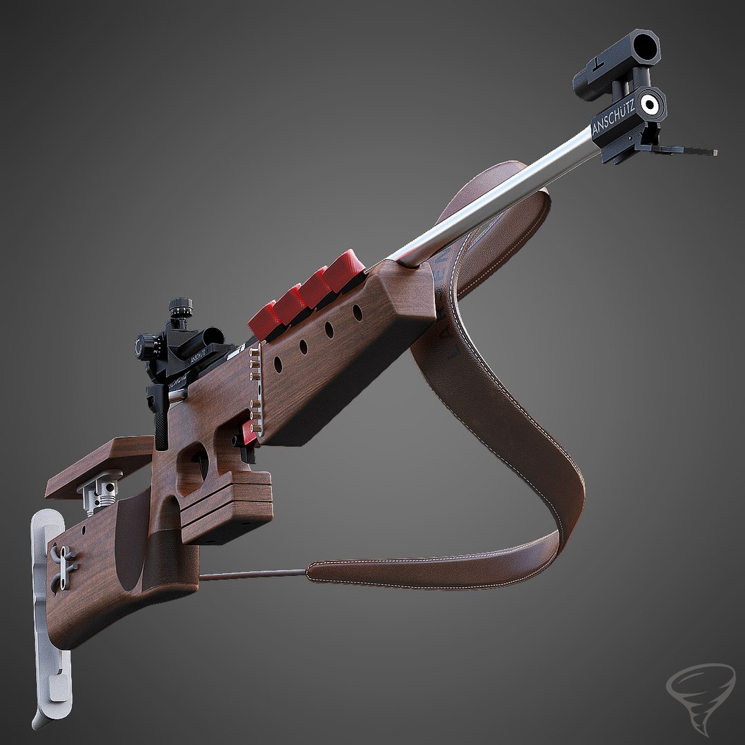 3dsmax Biathlon Rifle