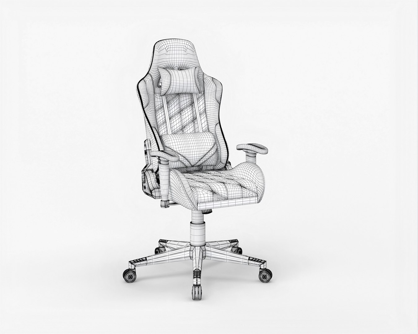 3D GTFORCE PRO GT RECLINING SPORTS RACING GAMING CHAIR - TurboSquid 2069575