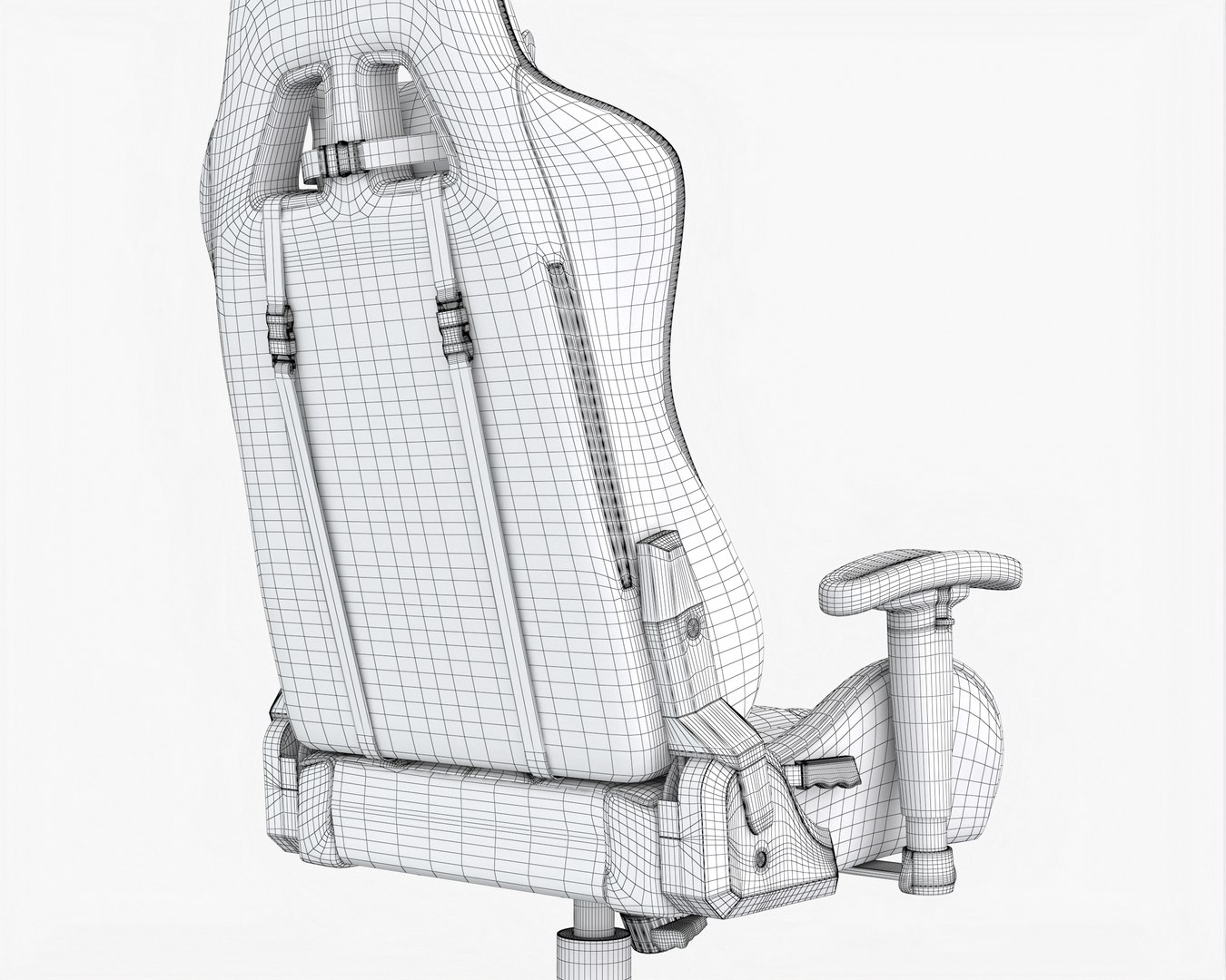 3D GTFORCE PRO GT RECLINING SPORTS RACING GAMING CHAIR - TurboSquid 2069575