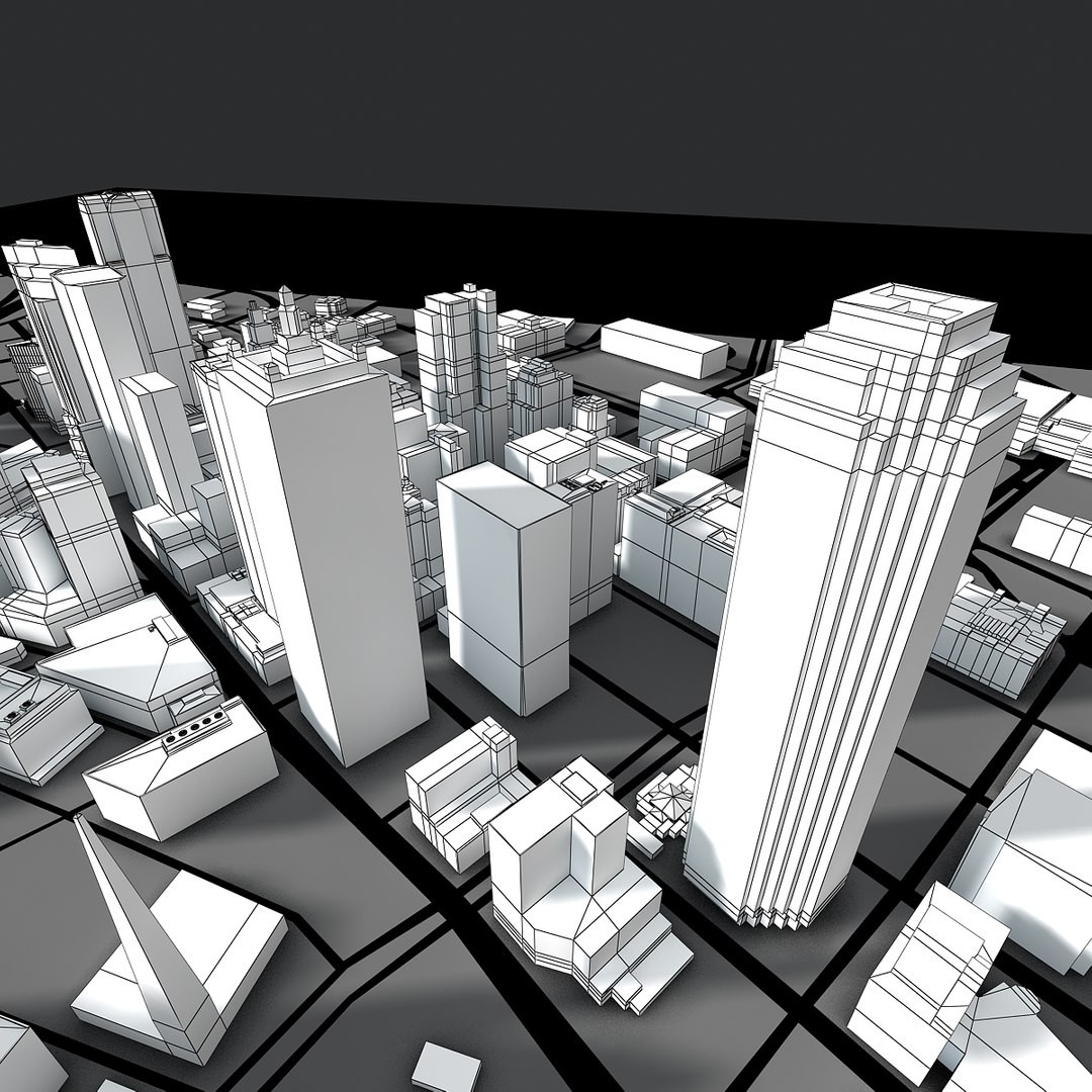 3d Dallas City Buildings