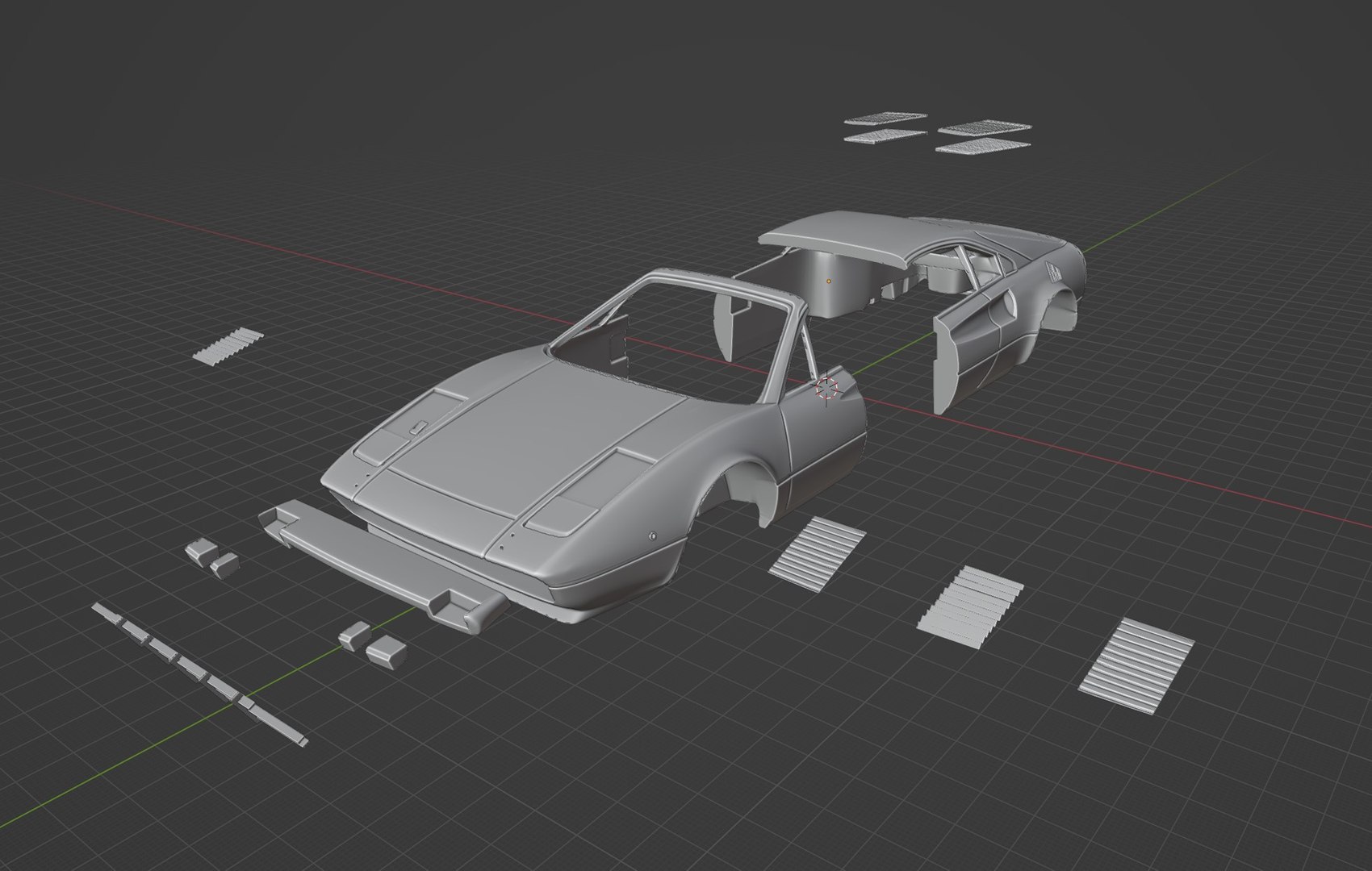 Ferrari 308 GTBM 3D Print Model 3D Model - TurboSquid 2390248