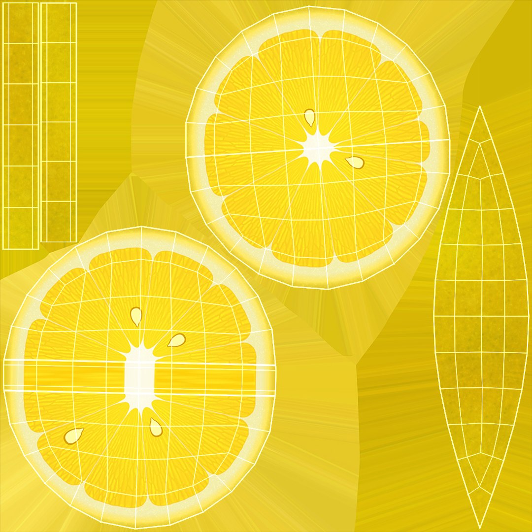 Cartoon Lemon Fruit 3D Model - TurboSquid 2089857