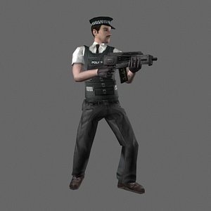 3D British Policeman Models - Browse & Download Formats - TurboSquid