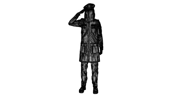 KSA Police Woman Saudi Arab 3D Print Model 3D model - TurboSquid 2047875