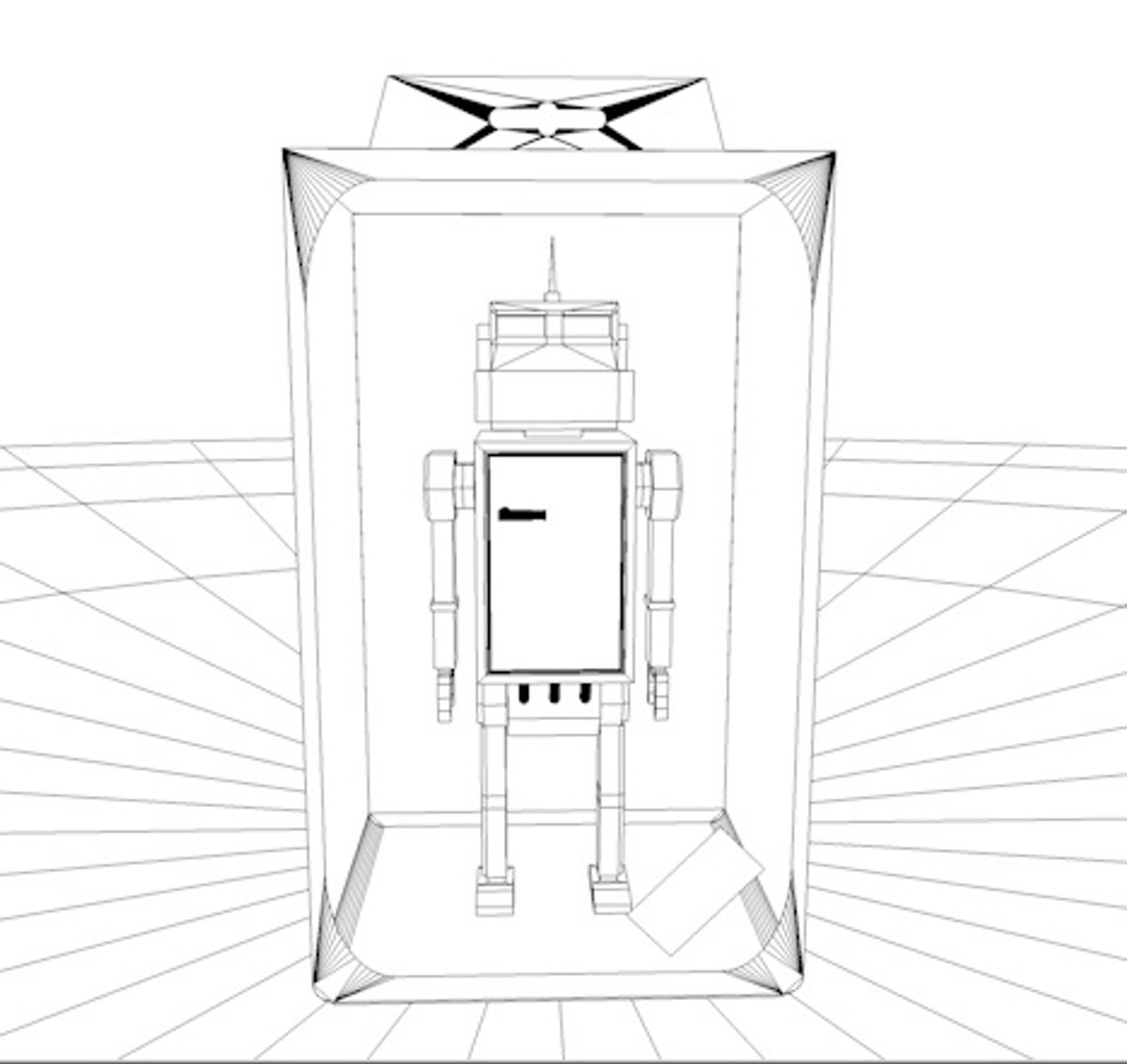 Vintage Robot Box Max