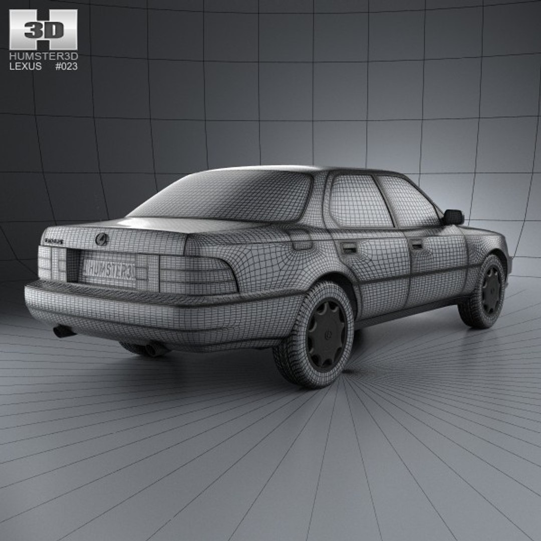 3d 1989 lexus ls model