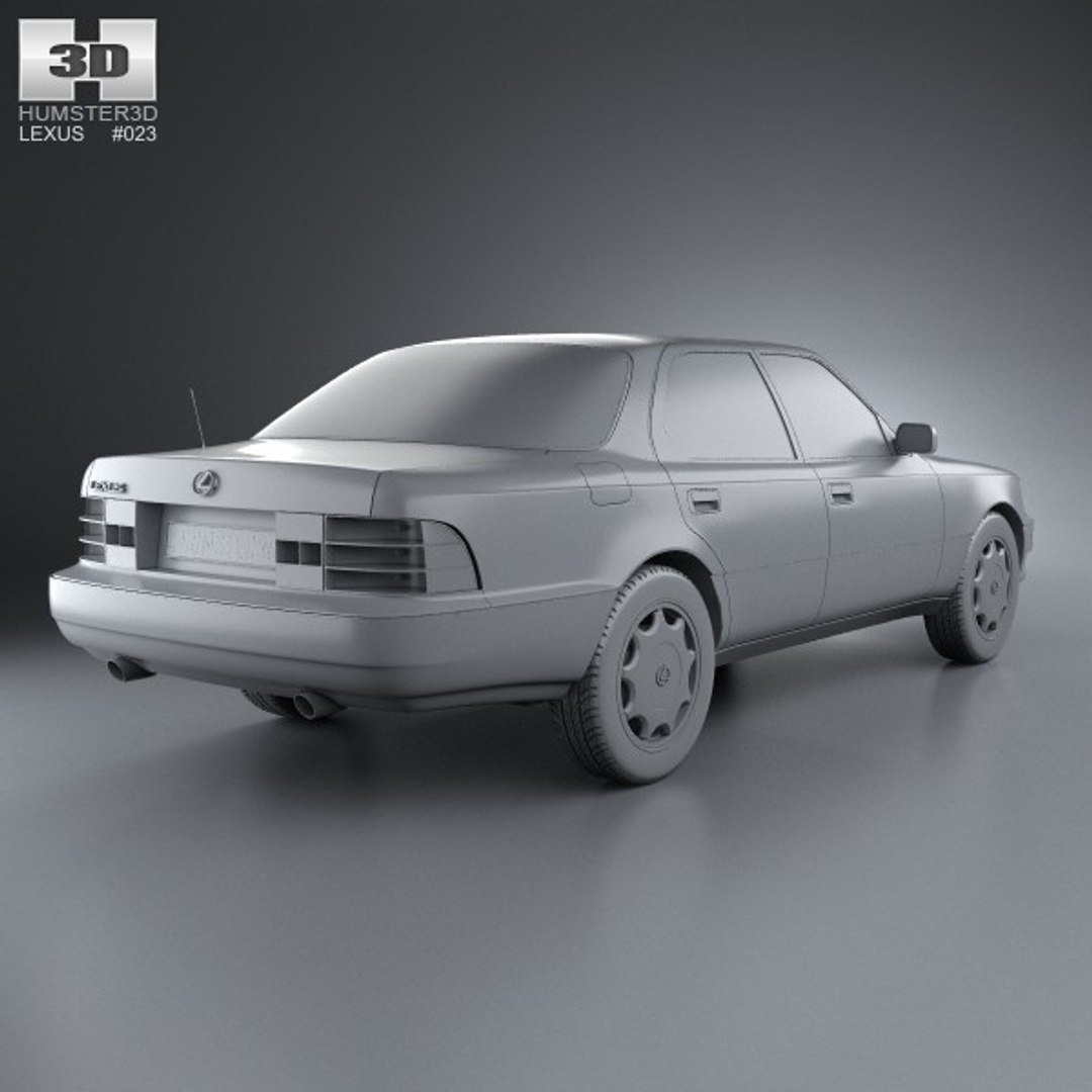 3d 1989 lexus ls model
