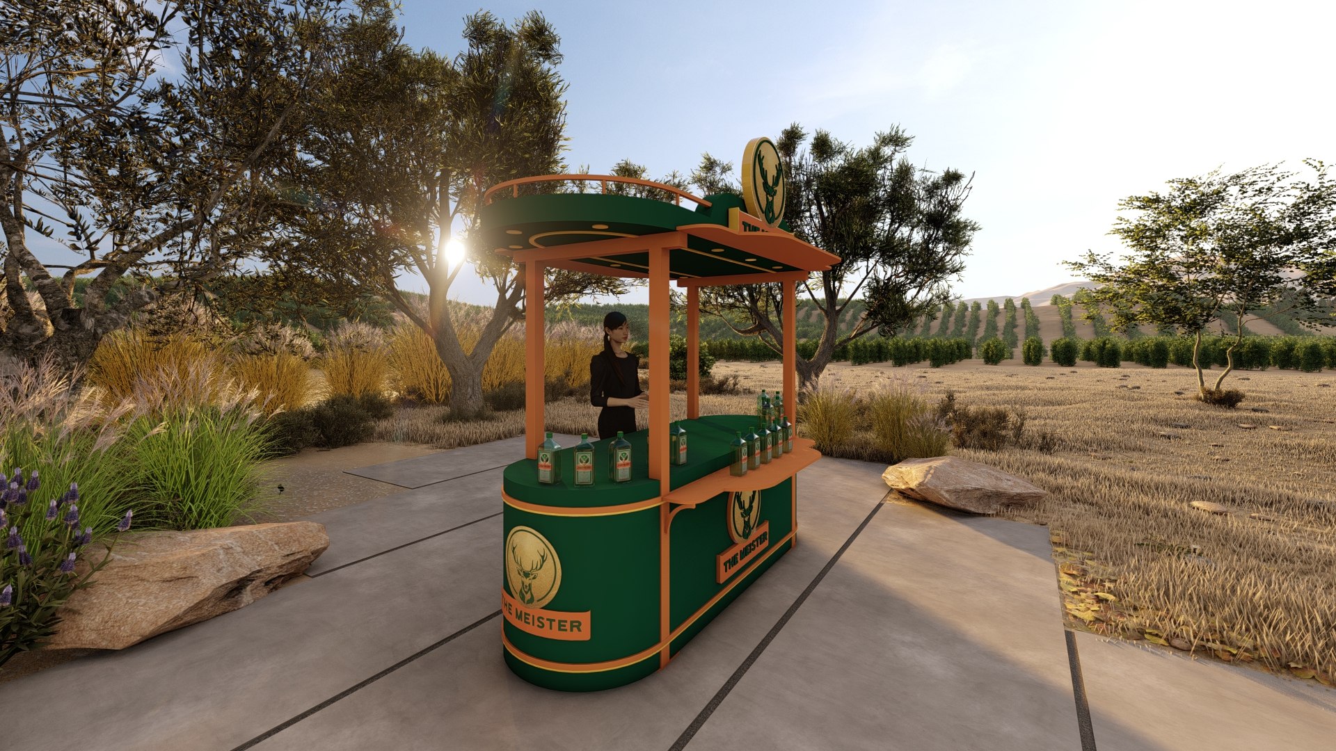 3D Jagermeister Bar2 - TurboSquid 2222491