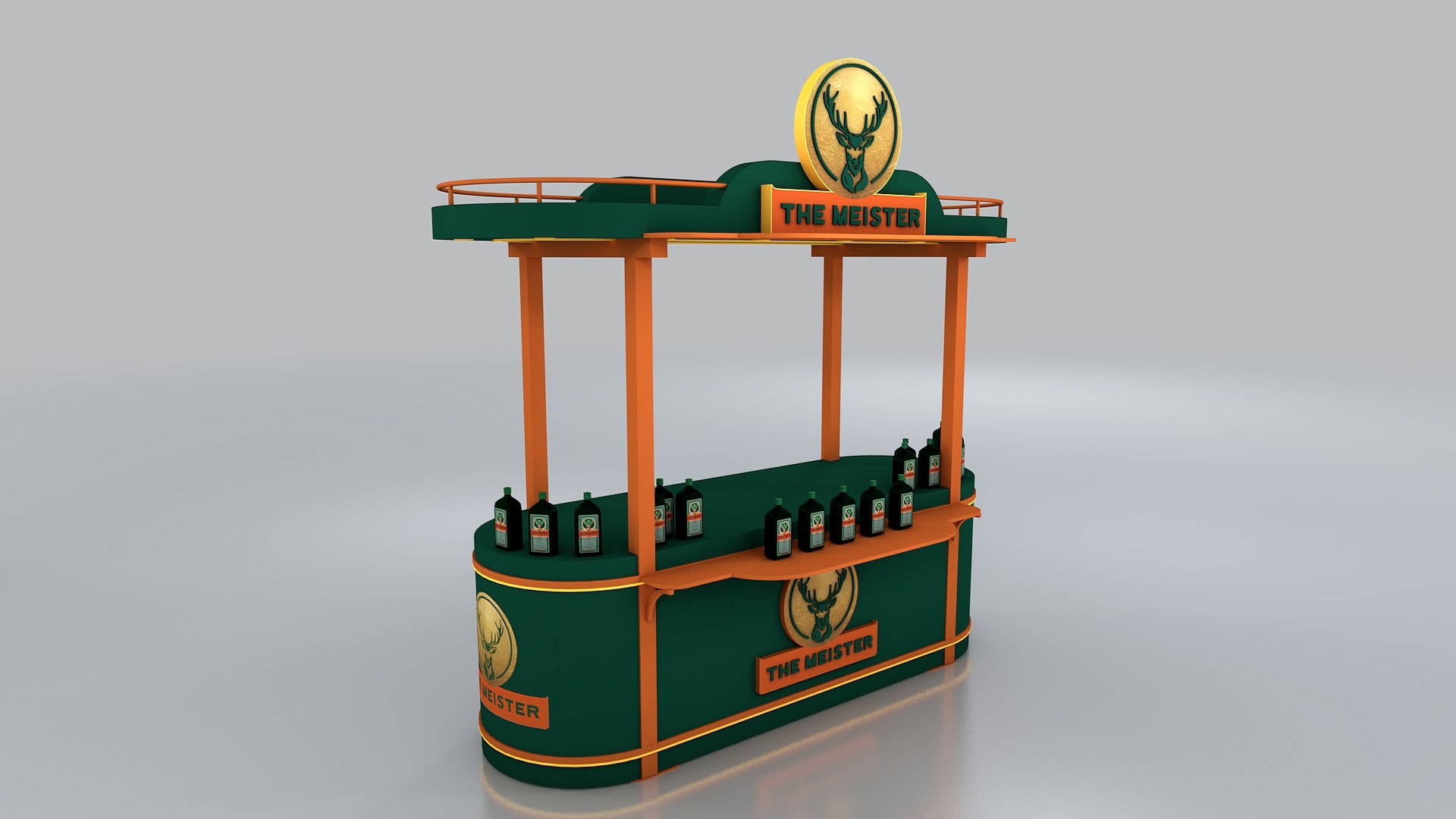 3D Jagermeister Bar2 - TurboSquid 2222491