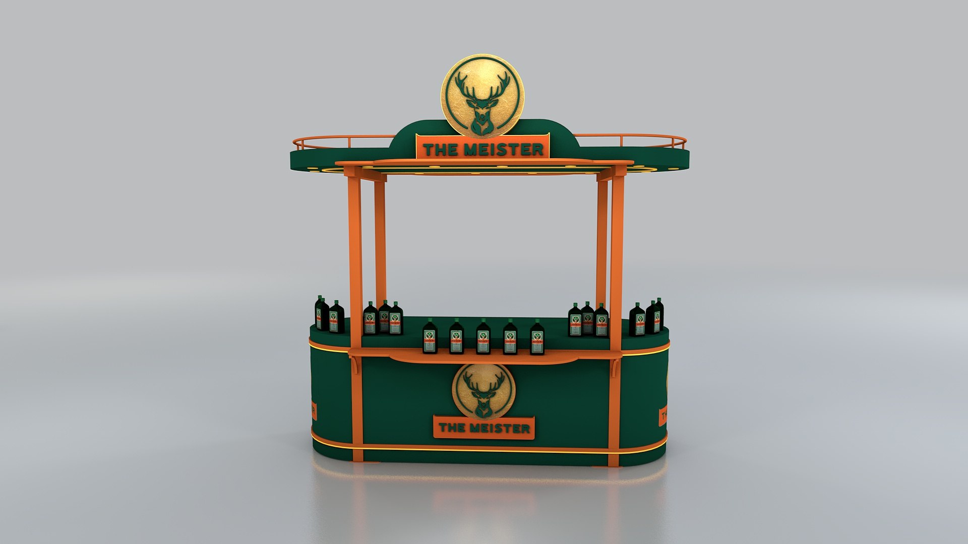 3D Jagermeister Bar2 - TurboSquid 2222491
