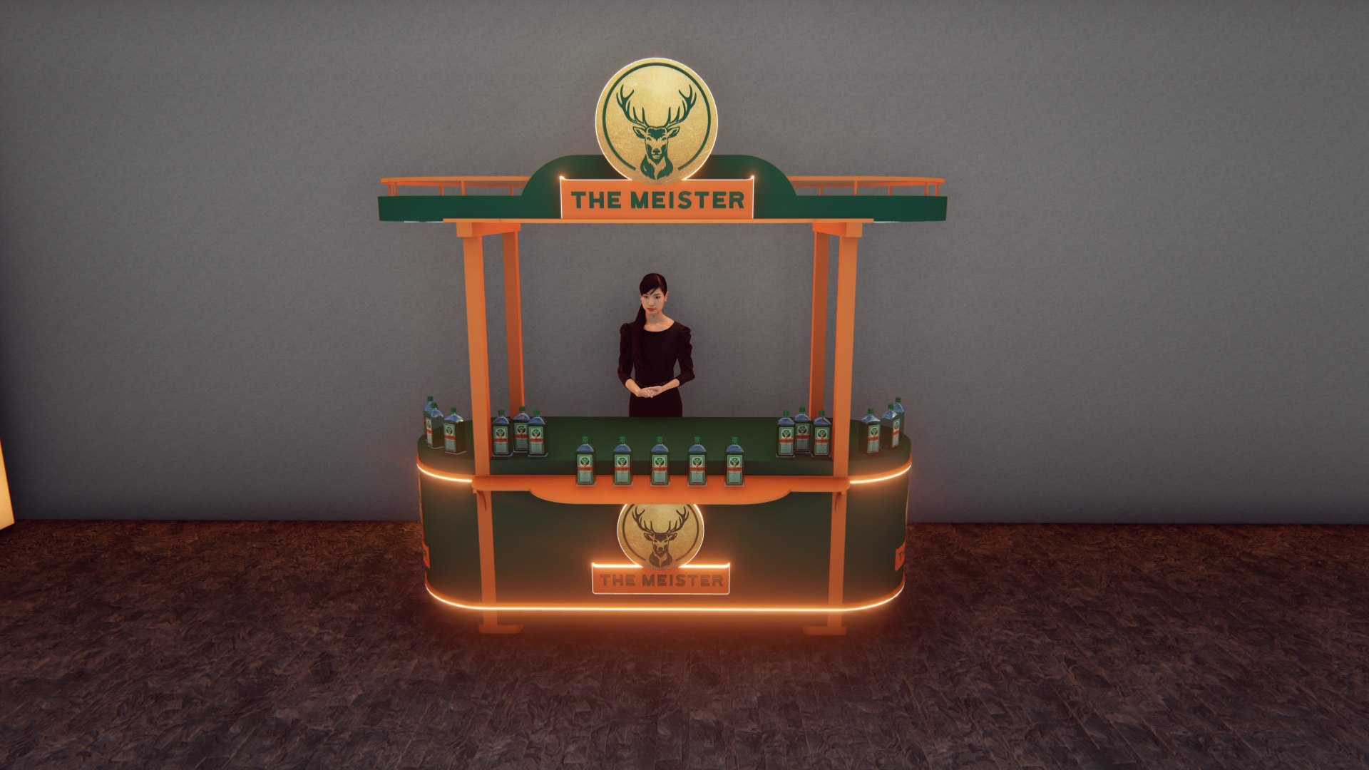 3D Jagermeister Bar2 - TurboSquid 2222491