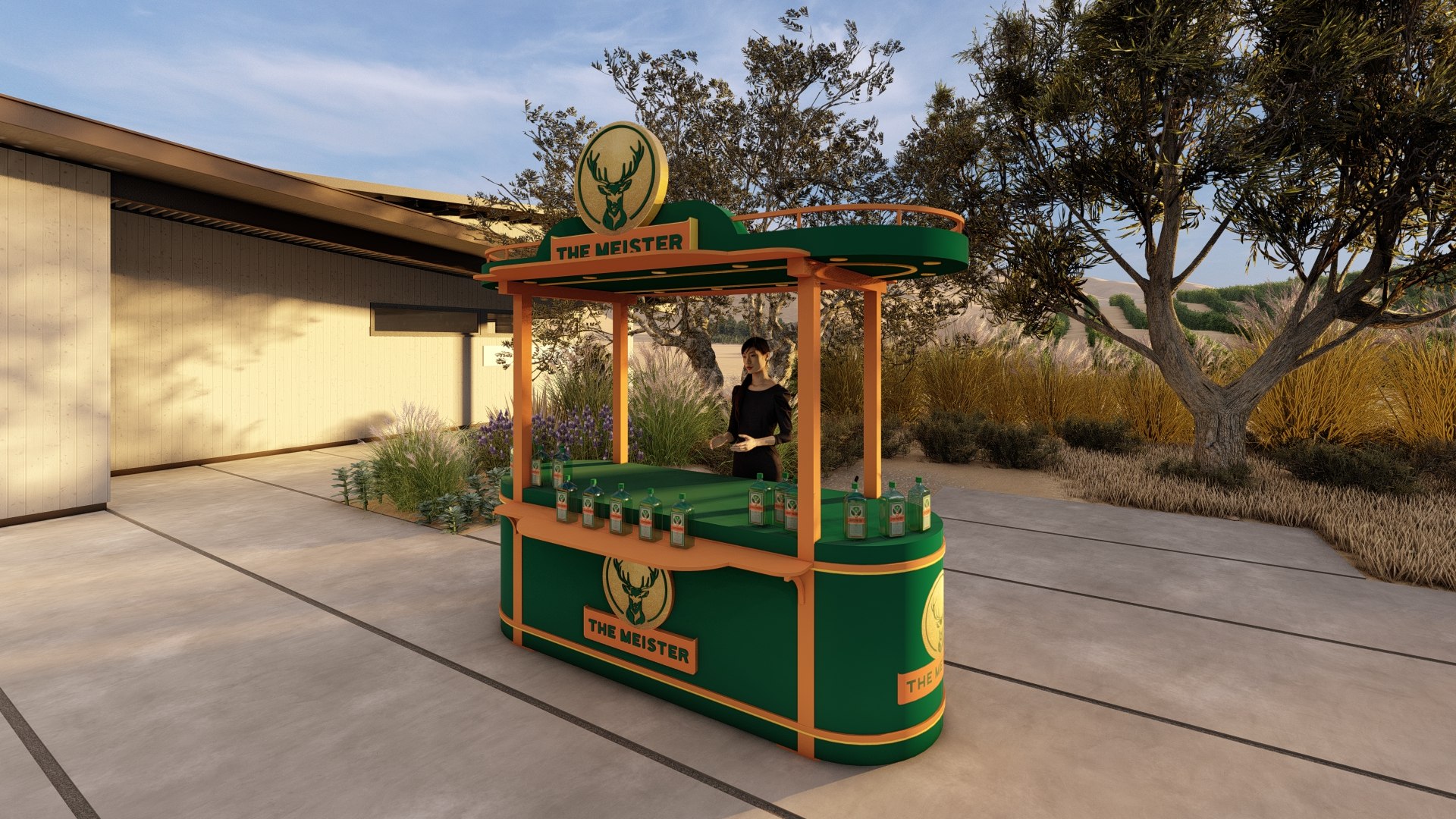 3D Jagermeister Bar2 - TurboSquid 2222491