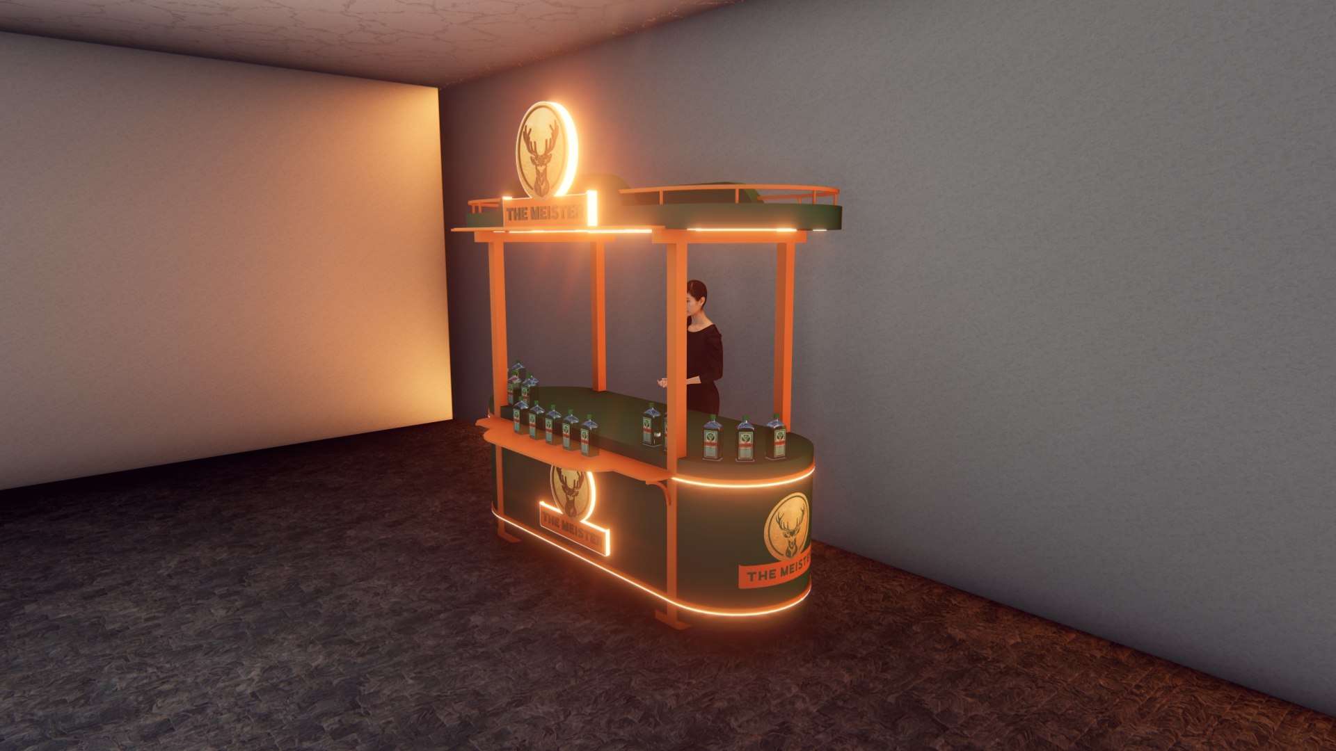 3D Jagermeister Bar2 - TurboSquid 2222491