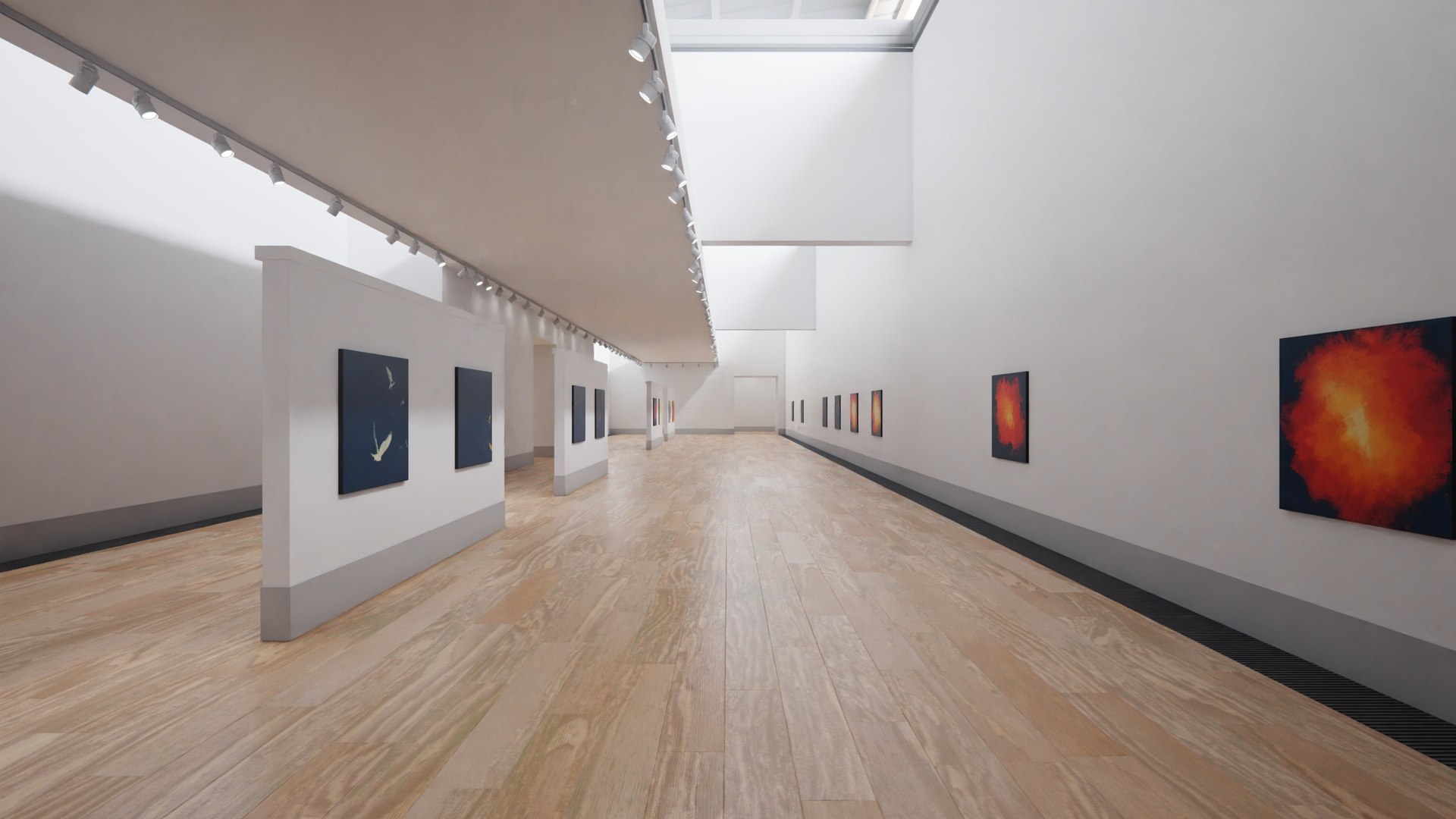 3D Art Museum Gallery Interior 44 - TurboSquid 2086902