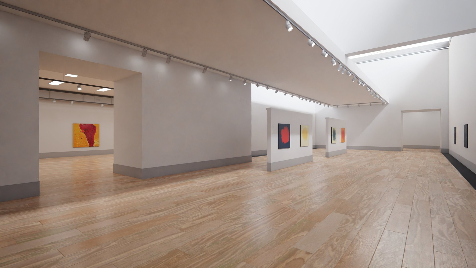 3D Art Museum Gallery Interior 44 - TurboSquid 2086902