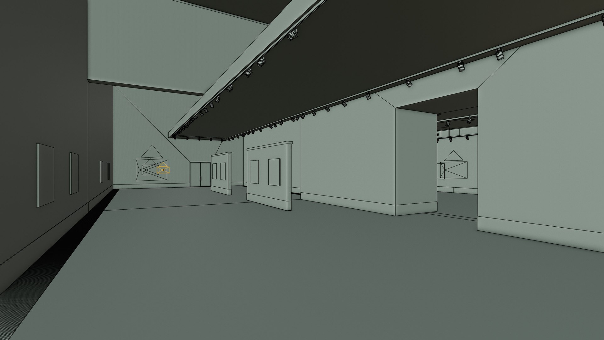 3D Art Museum Gallery Interior 44 - TurboSquid 2086902