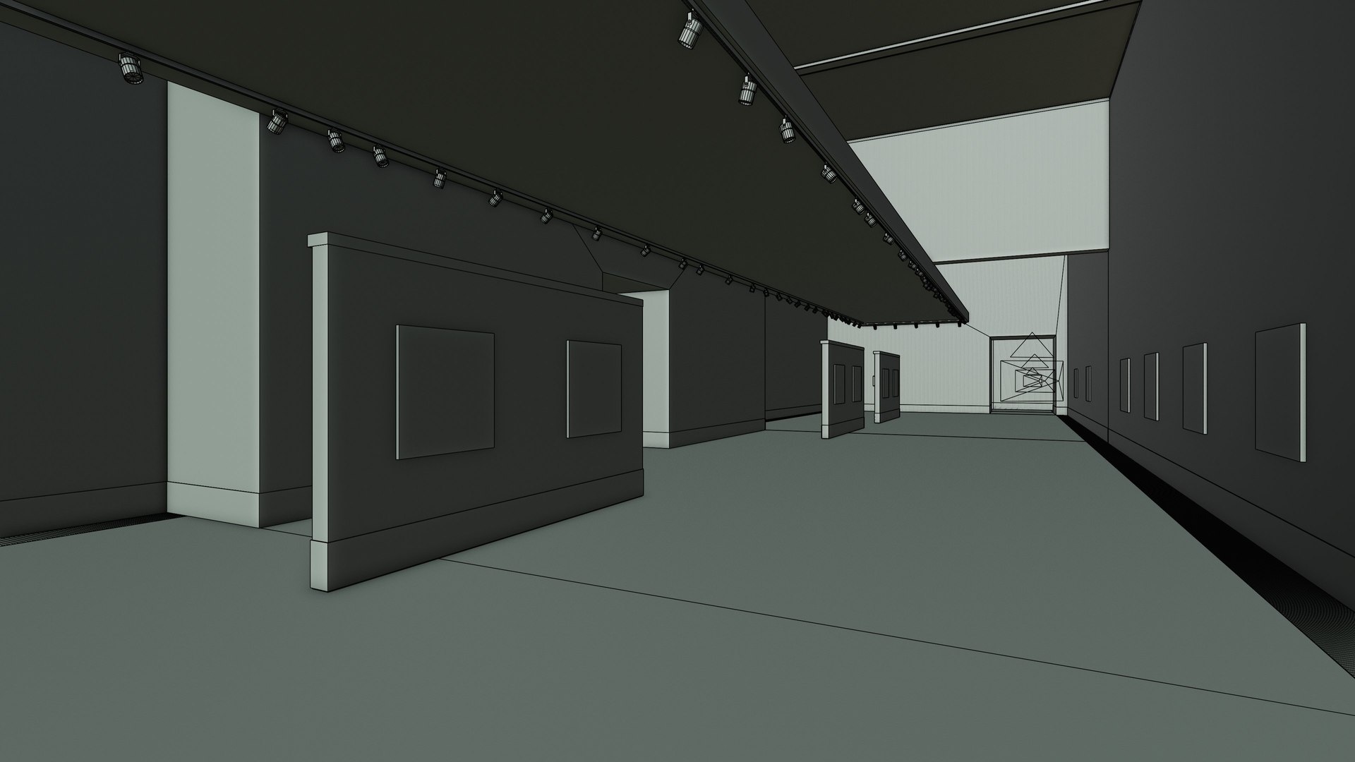 3D Art Museum Gallery Interior 44 - TurboSquid 2086902