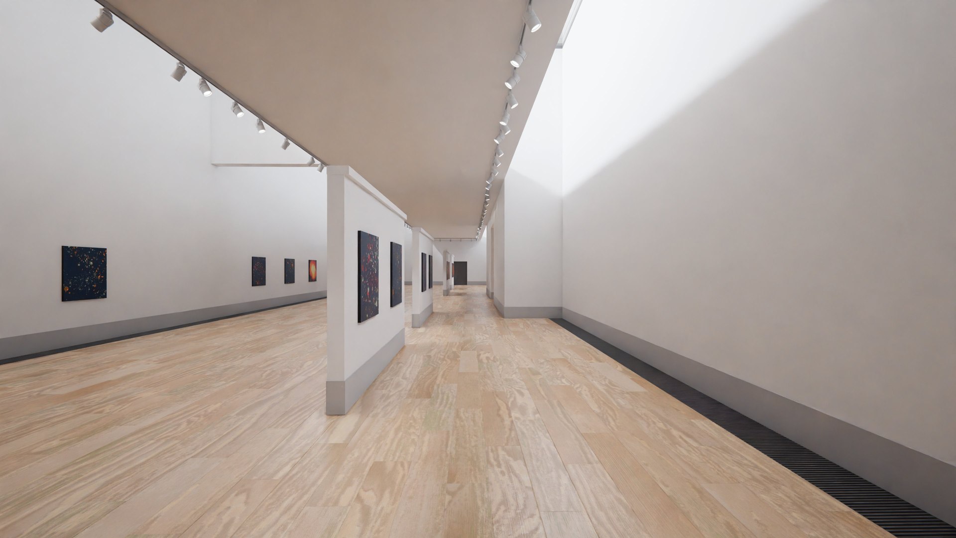 3D Art Museum Gallery Interior 44 - TurboSquid 2086902