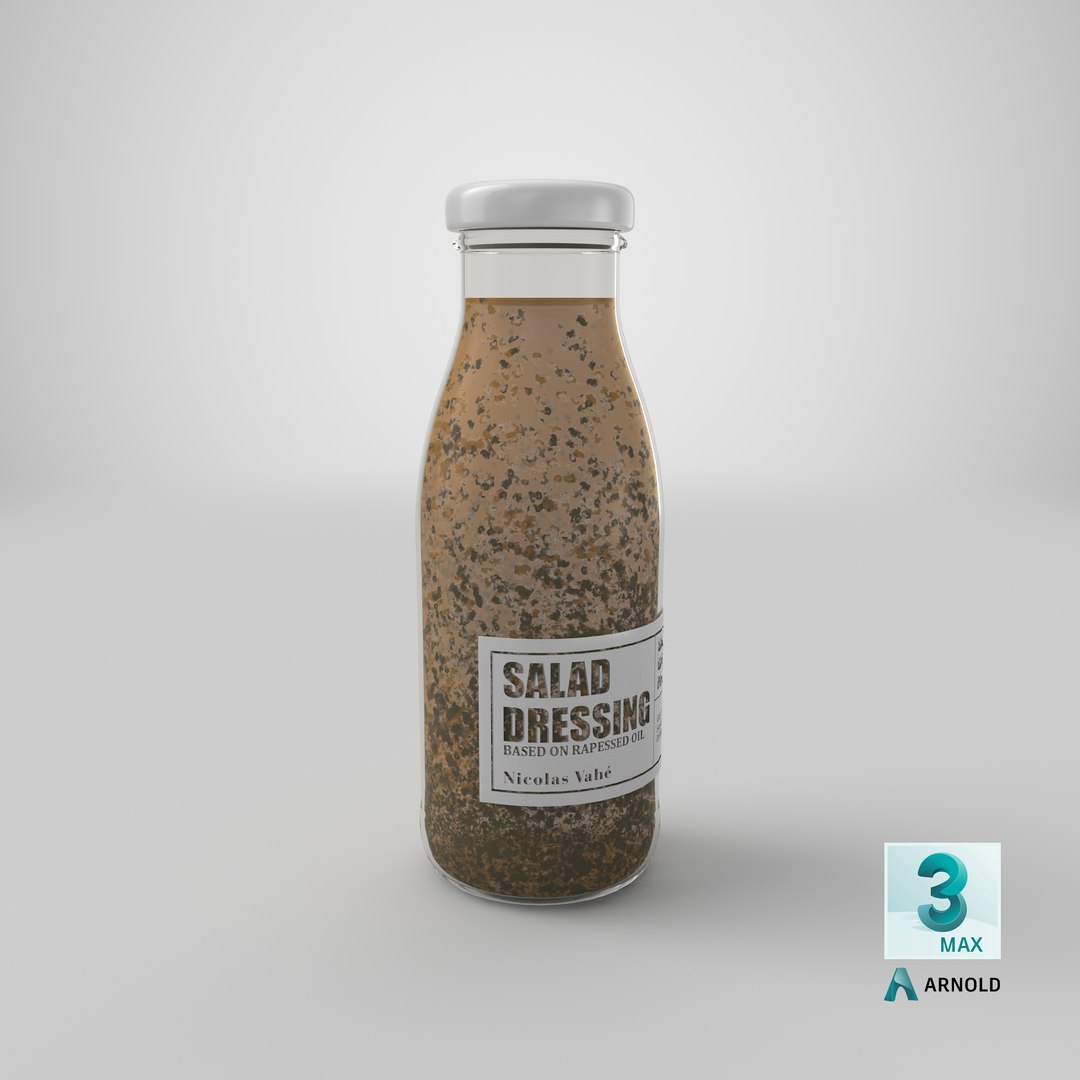 Realistic Black Pepper Dressing Model - TurboSquid 1444794