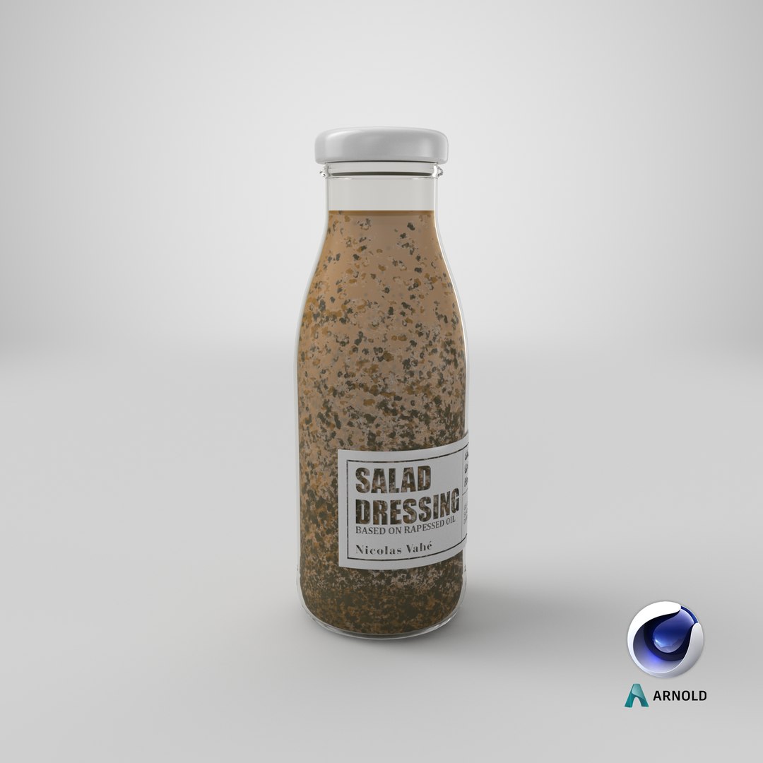 Realistic Black Pepper Dressing Model - TurboSquid 1444794
