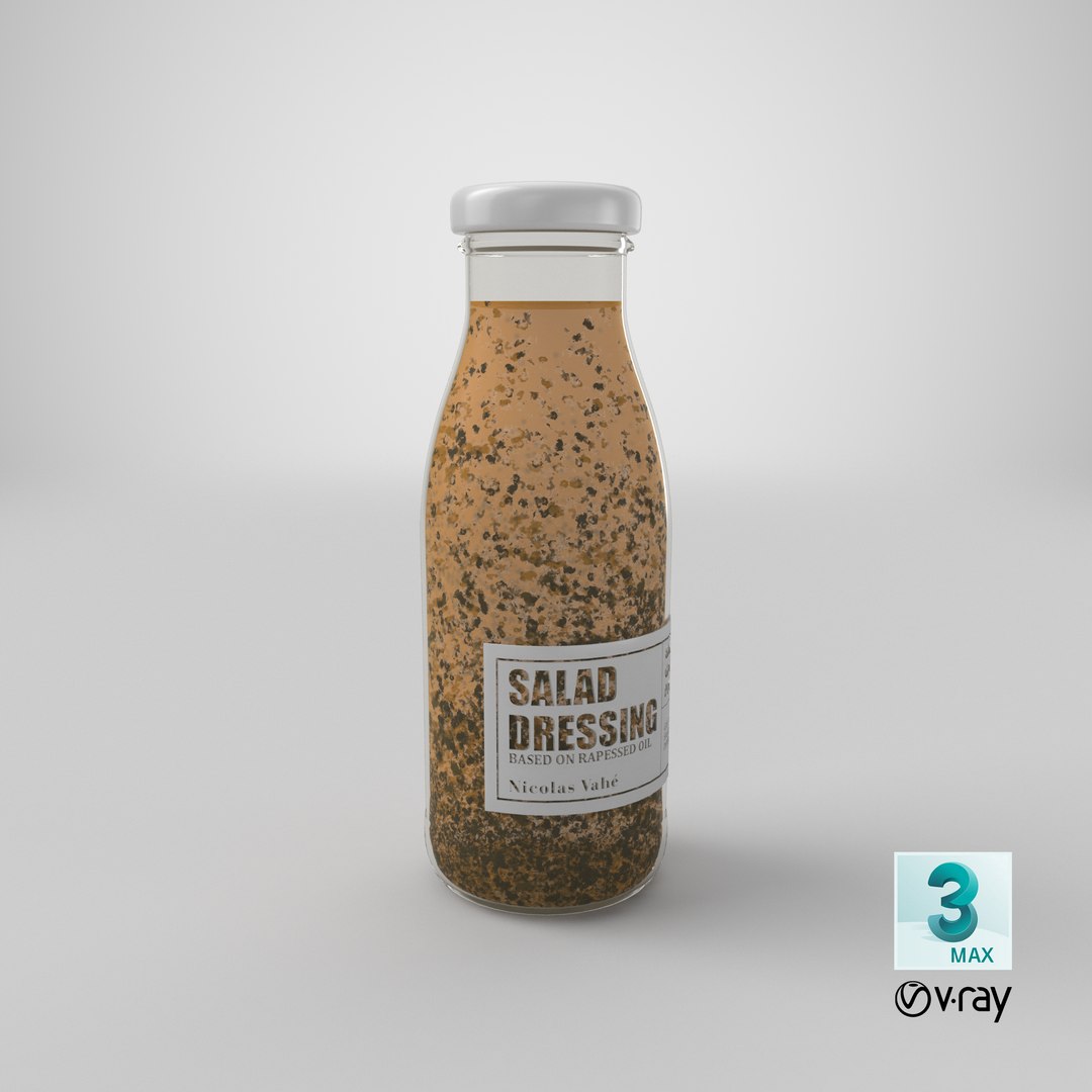 Realistic Black Pepper Dressing Model - TurboSquid 1444794