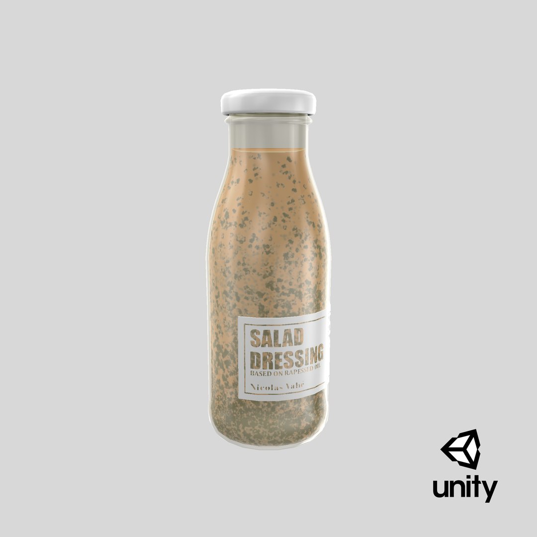 Realistic Black Pepper Dressing Model - TurboSquid 1444794