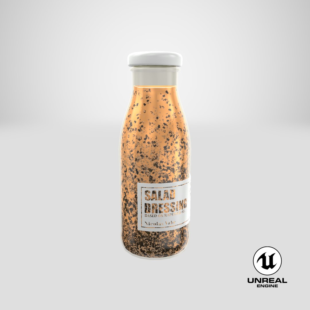 Realistic Black Pepper Dressing Model - TurboSquid 1444794