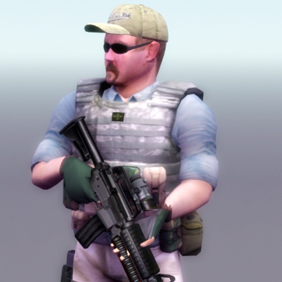 3d Model Military Rigged