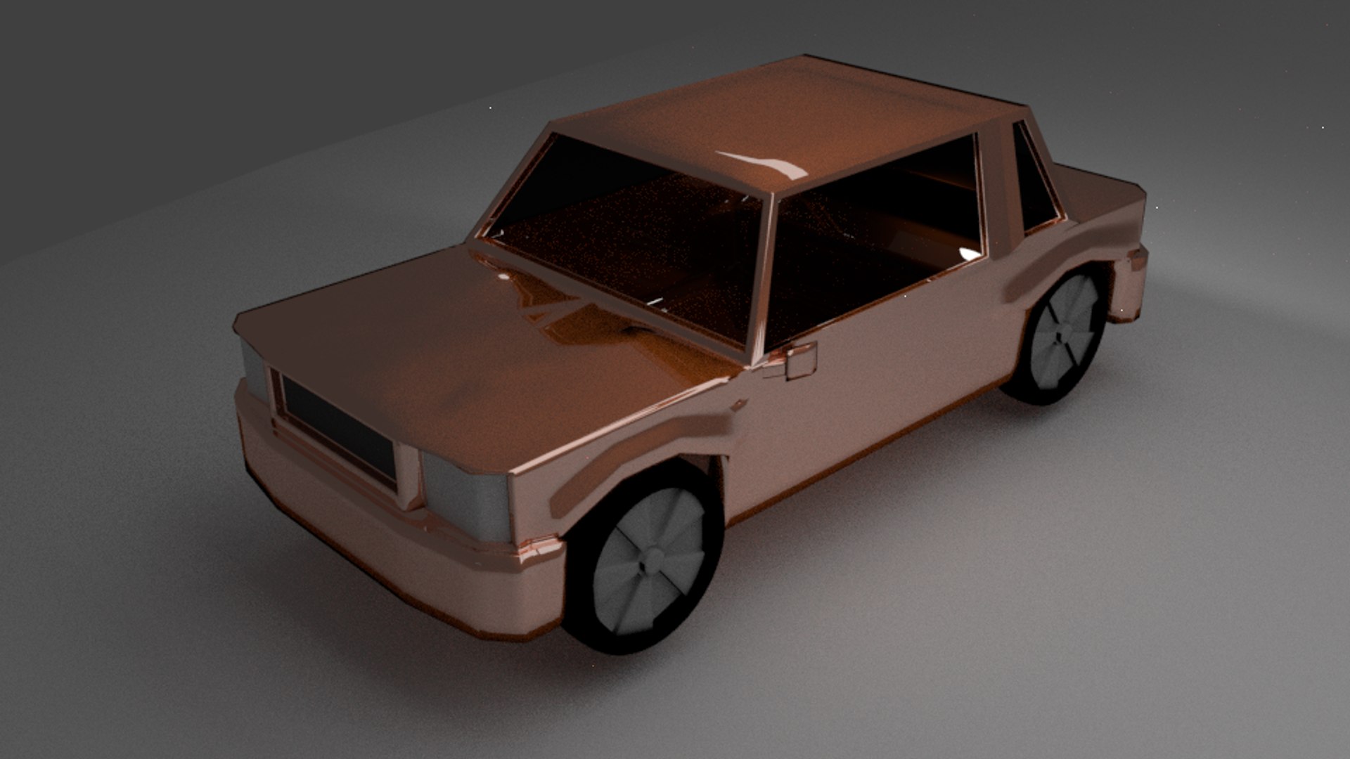 simple car 3d model